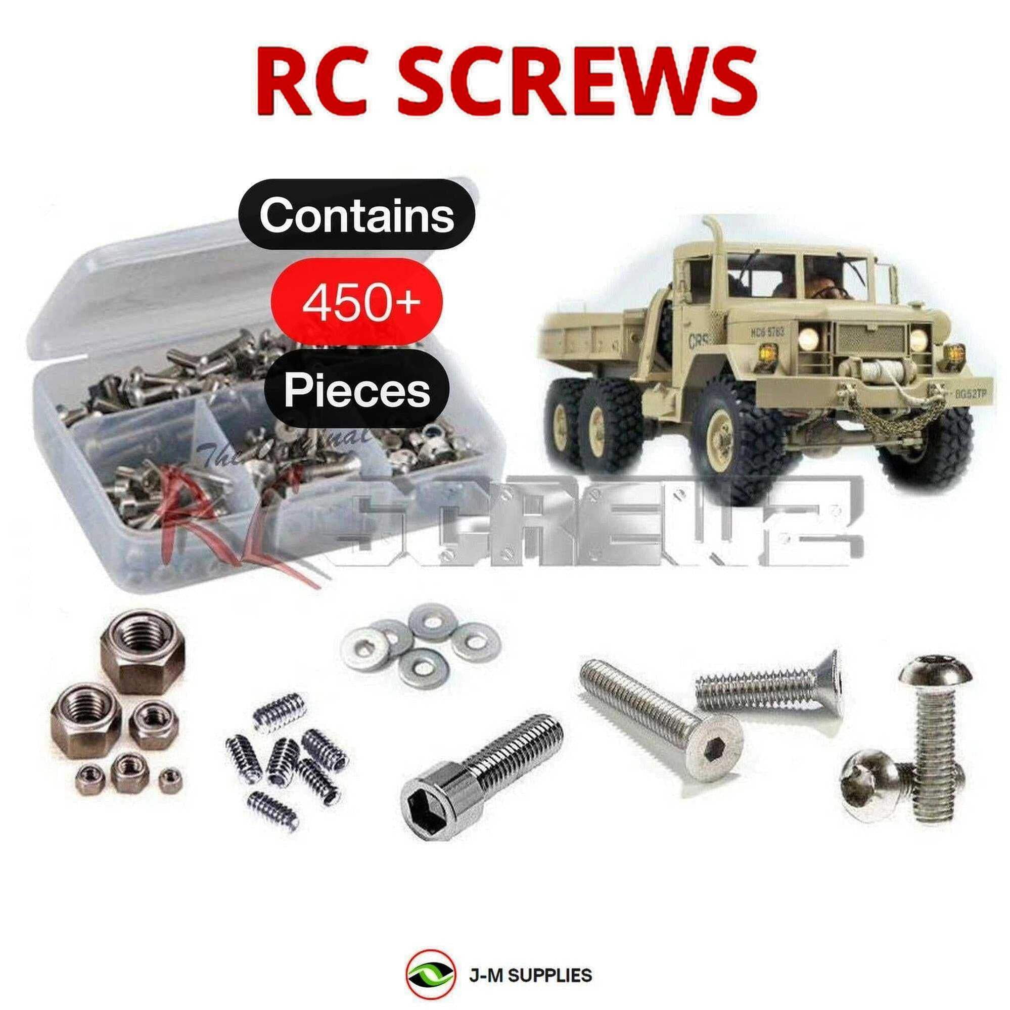 RCScrewZ Stainless Steel Screw Kit czr020 for Cross RC HC-6 (# ...