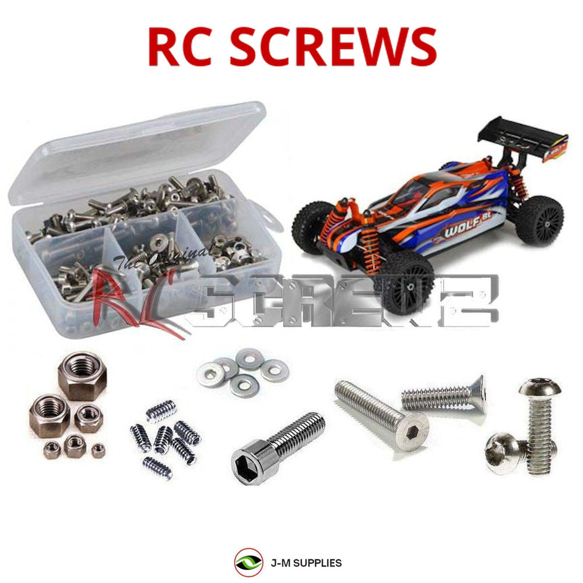 RCScrewZ Stainless Steel Screw Kit dhk007 for DHK Hobby Wolf BL 1/10th ...
