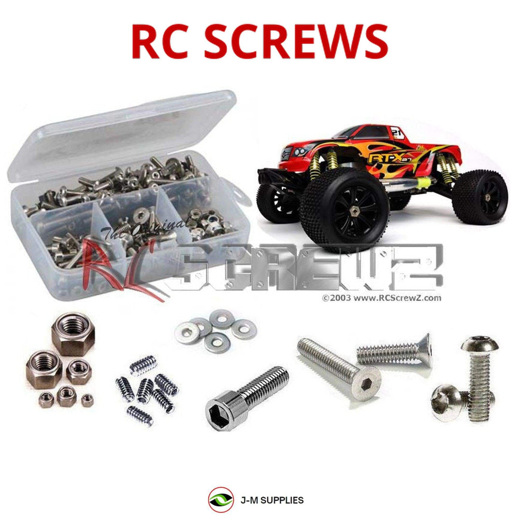 RCScrewZ Stainless Steel Screw Kit dur026 for Duratrax RT-X 27 RTR/Pro ...