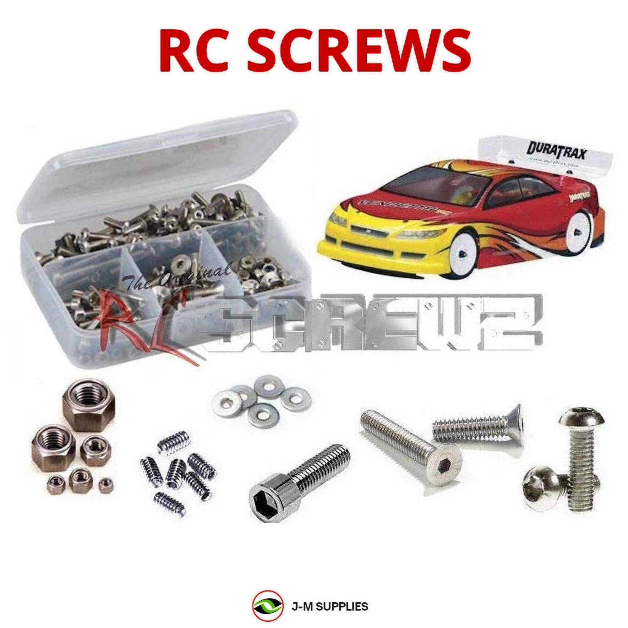 RCScrewZ Stainless Steel Screw Kit dur029 for Duratrax Vendetta TC RC ...