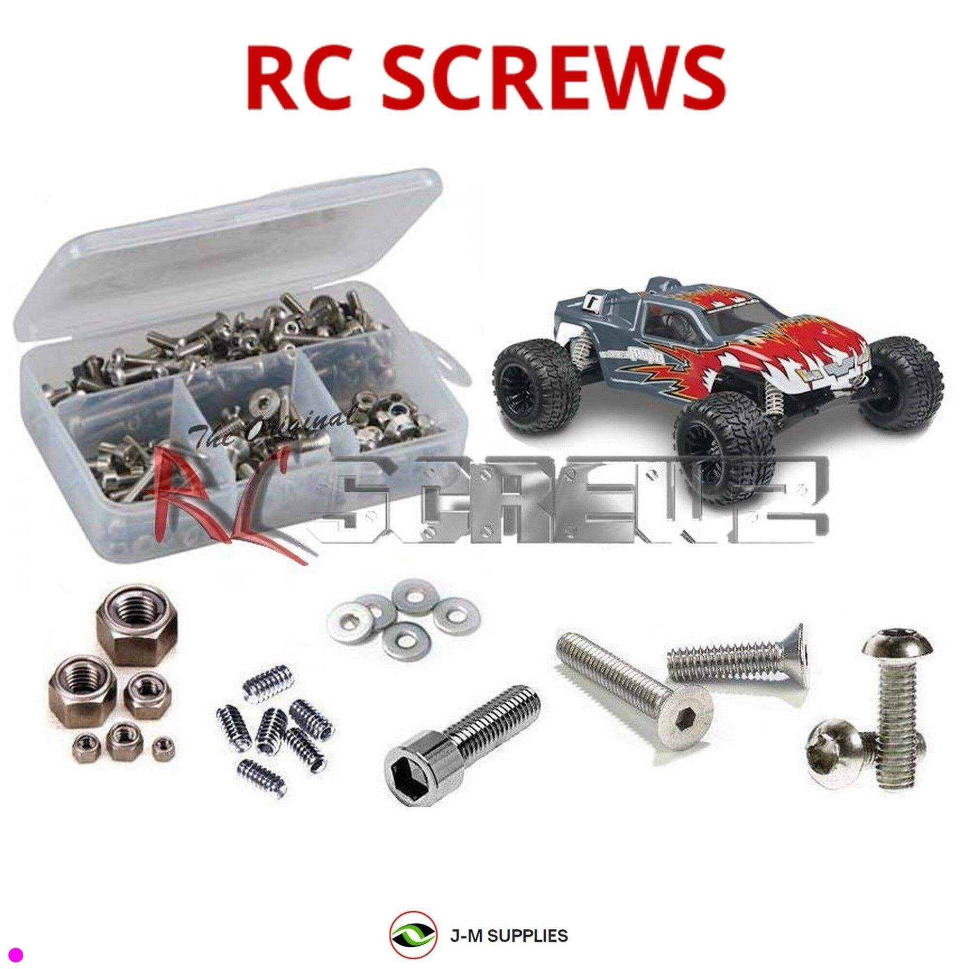 RCScrewZ Stainless Steel Screw Kit dur036 for Duratrax Evader DTX EXT 2 ...