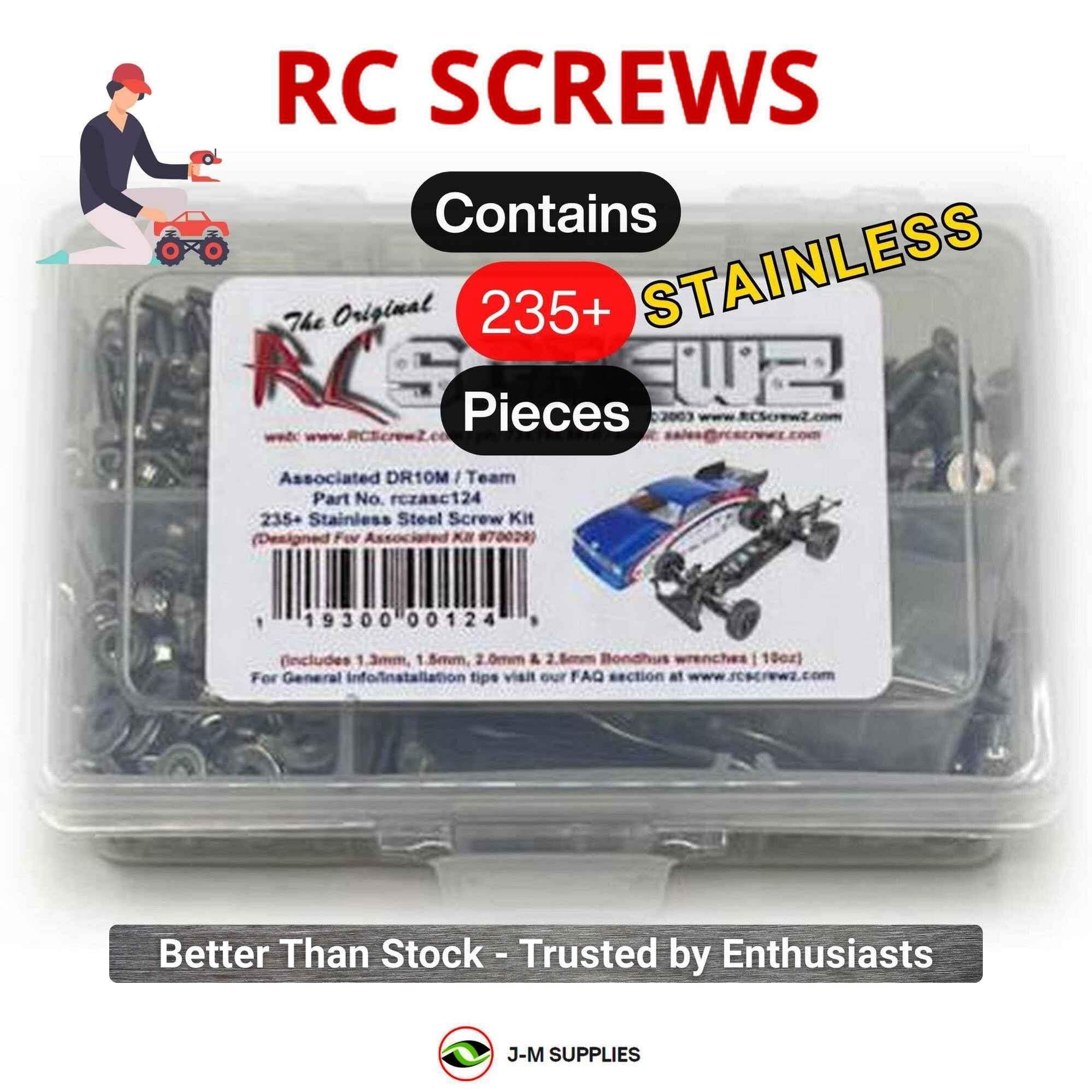 RCScrewZ Stainless Steel Screw Kit asc124 for Associated DR10M / Team ...
