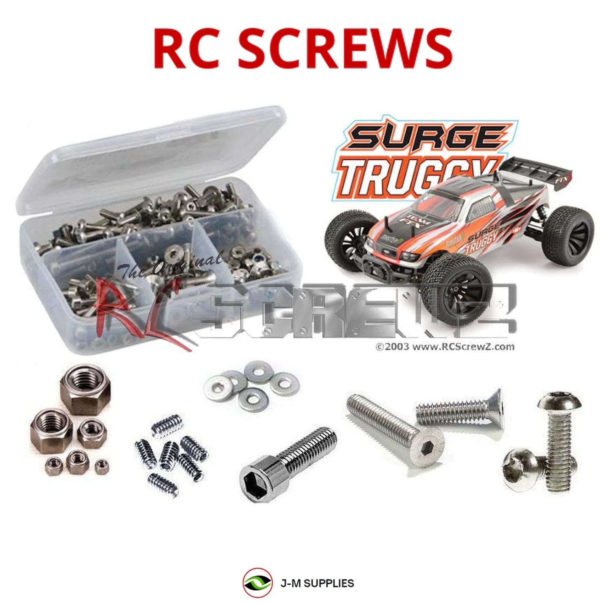 RCScrewZ Stainless Steel Screw Kit ftx012 for FTX Surge MT 1/12th ...
