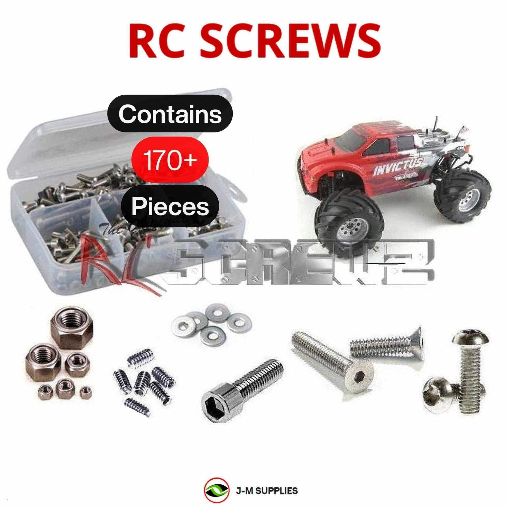 RCScrewZ Stainless Steel Screw Kit helrc001 for Helion RC Invictus 10MT ...