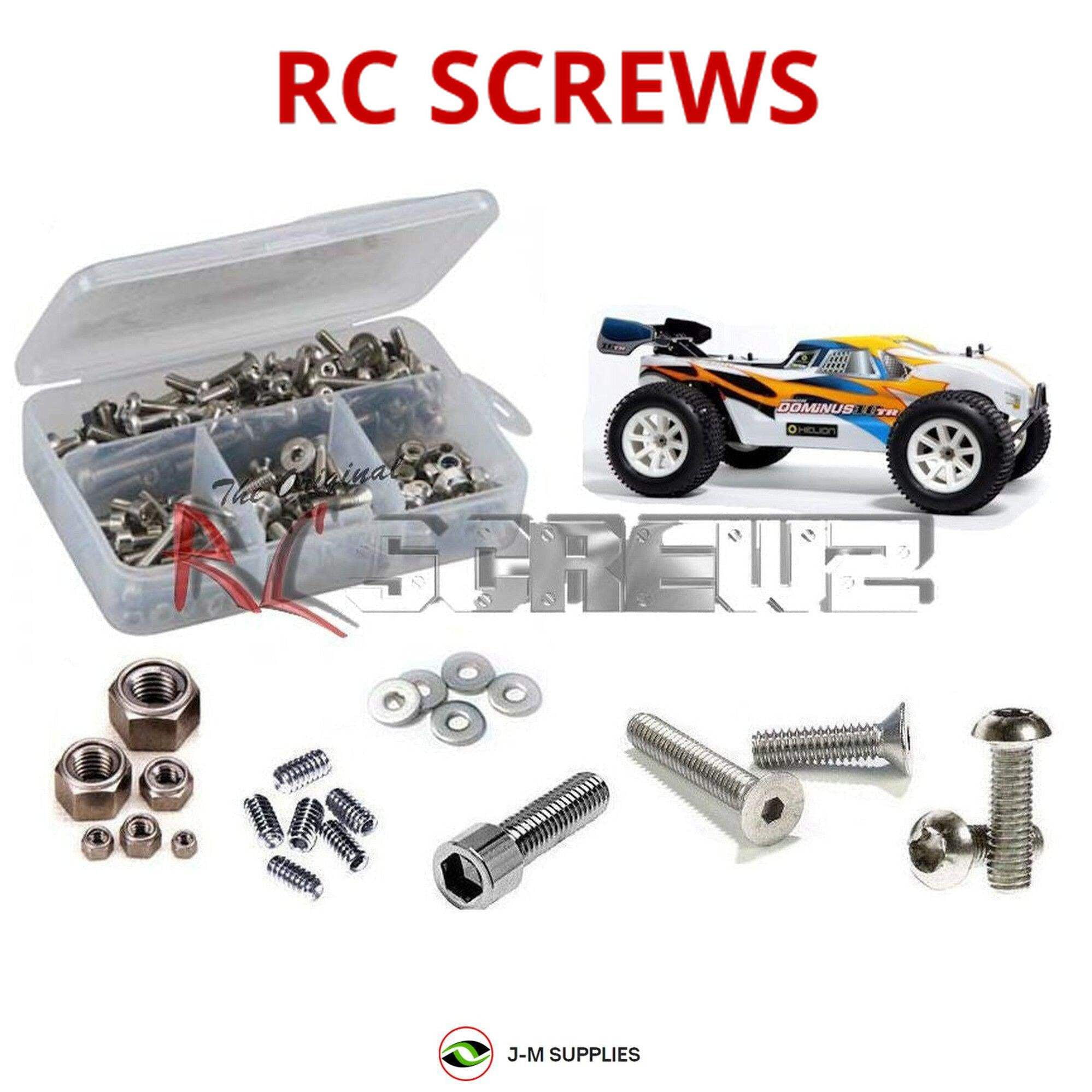 RCScrewZ Stainless Steel Screw Kit helrc004 for Helion RC Dominus 10TR ...