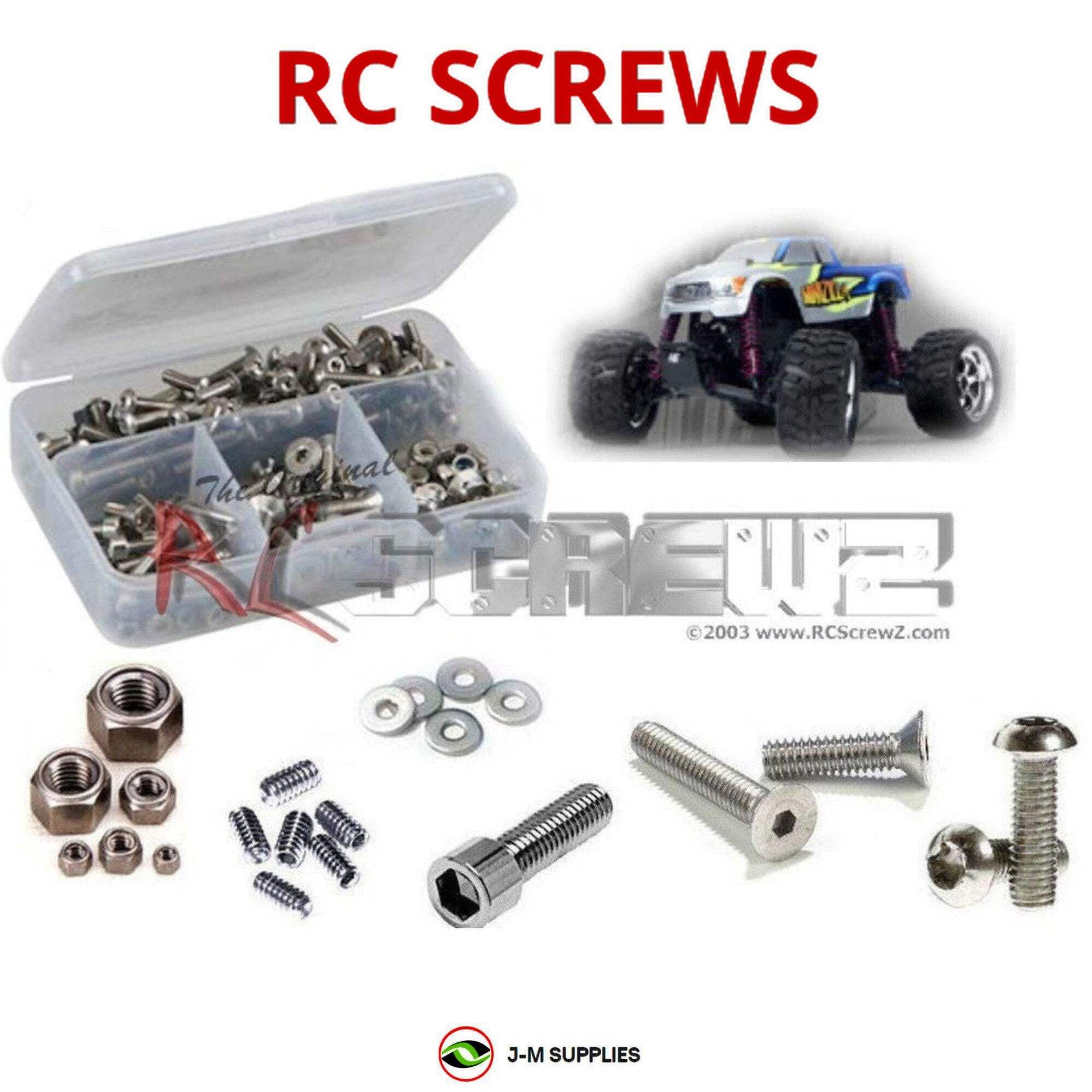 RCScrewZ Stainless Steel Screw Kit hot010 for Hot Bodies Mini-Zilla RC Car | SET - Walmart.com