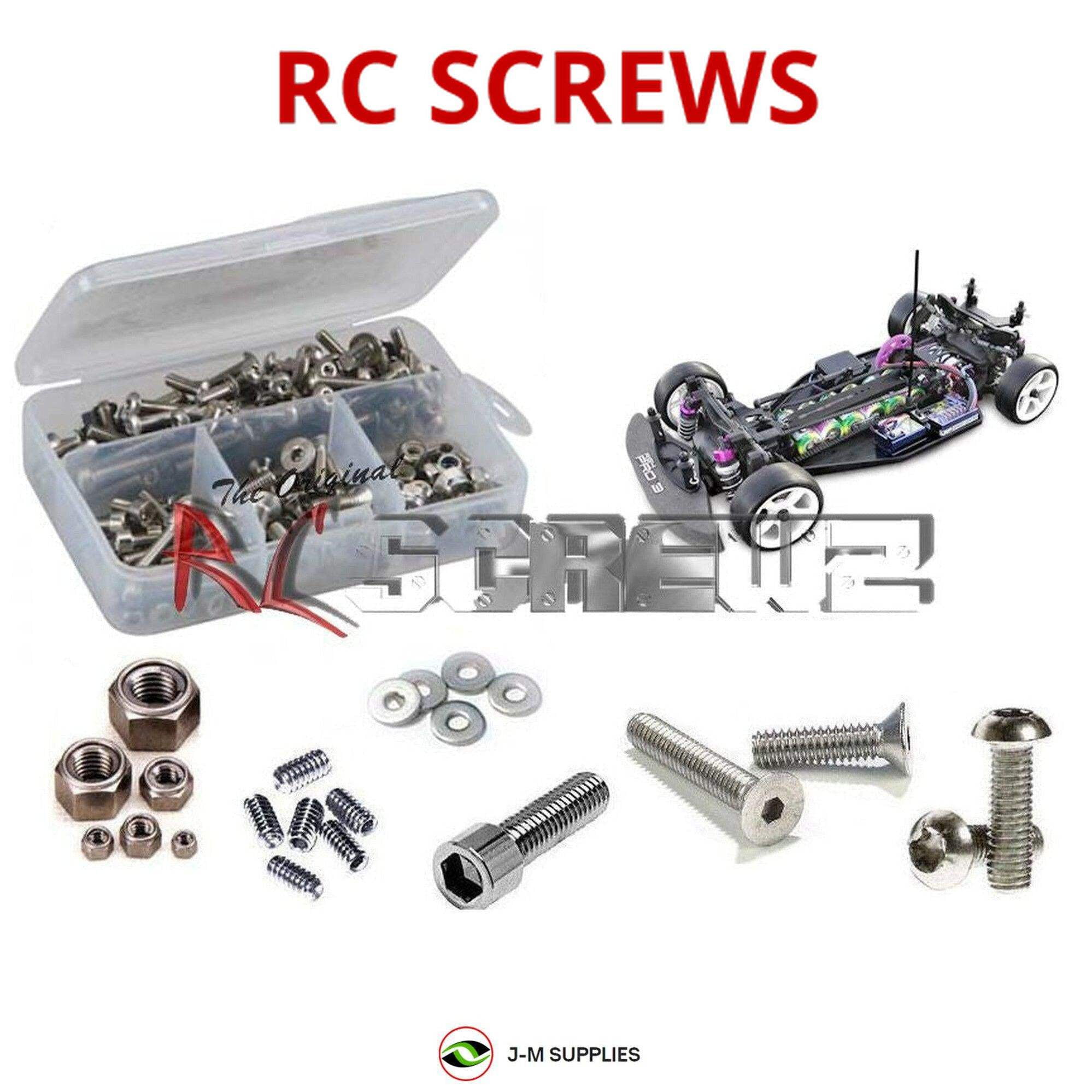 RCScrewZ Stainless Steel Screw Kit hpi001 for HPI Racing Pro 3 RC Car ...