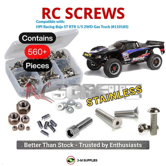 RCScrewZ Stainless Screw Kit hpi043 for HPI Racing Baja 5B SS 1/5th ...