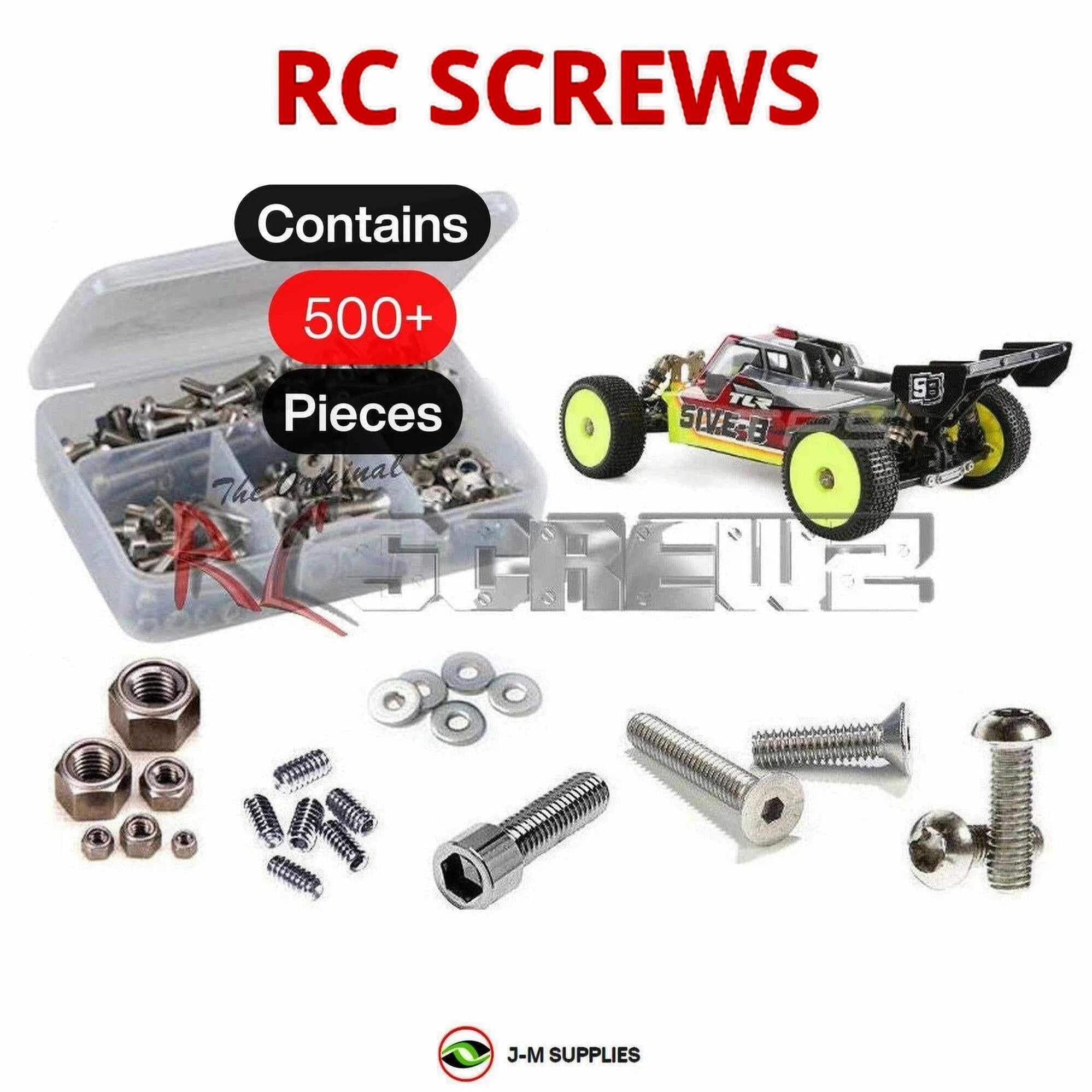 RCScrewZ Stainless Steel Screw Kit los091 for Losi 1/5th 5ive-B Race # ...