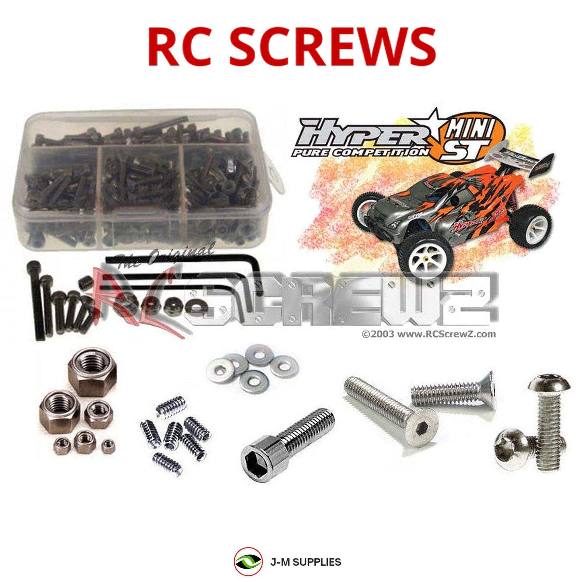 RCScrewZ Stainless Steel Screw Kit ofn053 for Ofna Hyper Mini STe ...