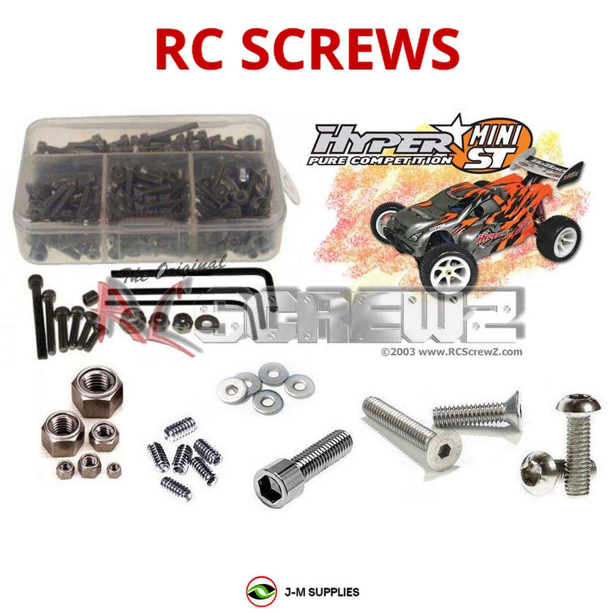 RCScrewZ Stainless Steel Screw Kit ofn049 for Ofna Hyper Mini ST RC Car ...