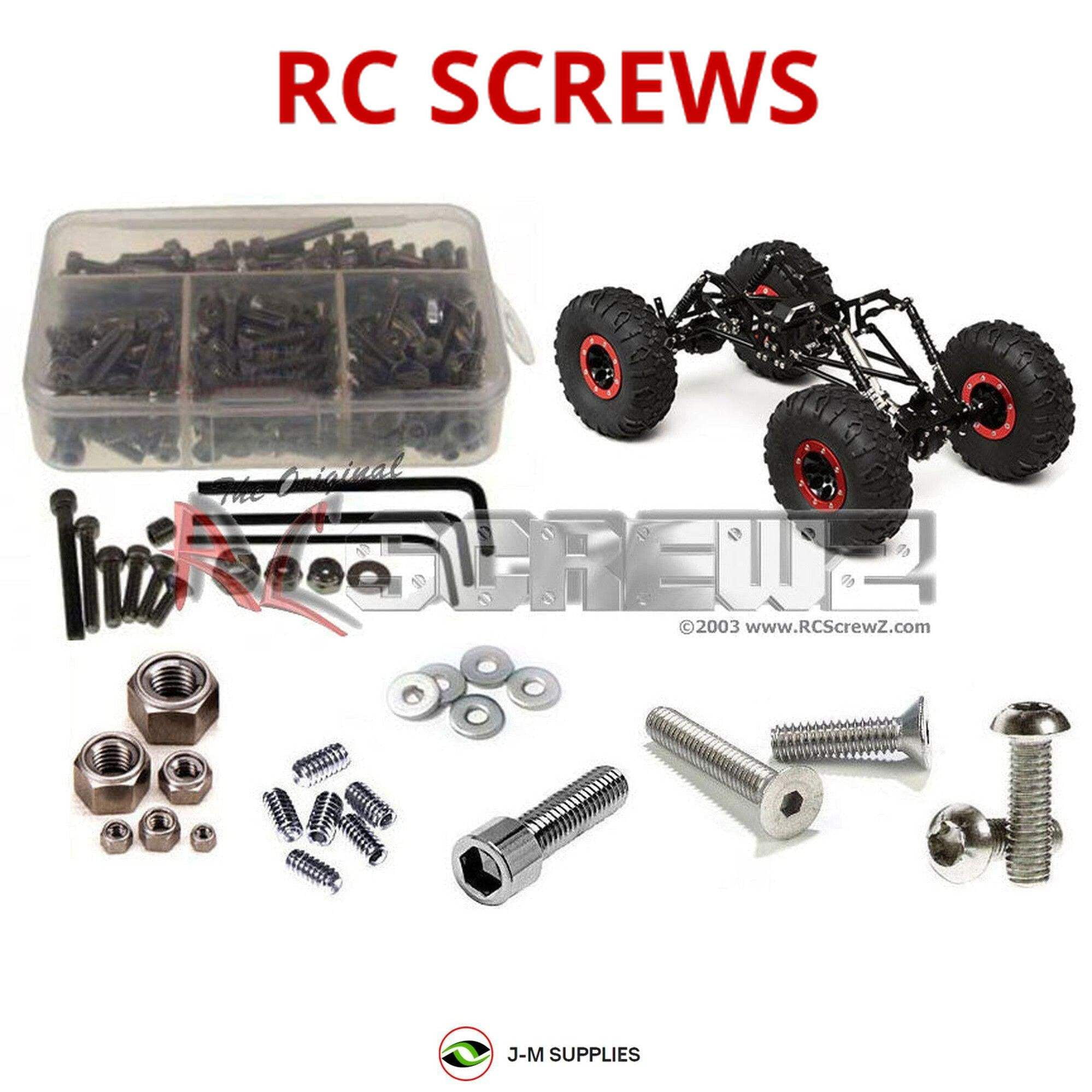 RCScrewZ Stainless Steel Screw Kit rc4wd001 for RC4WD Diablo Crawler RC ...