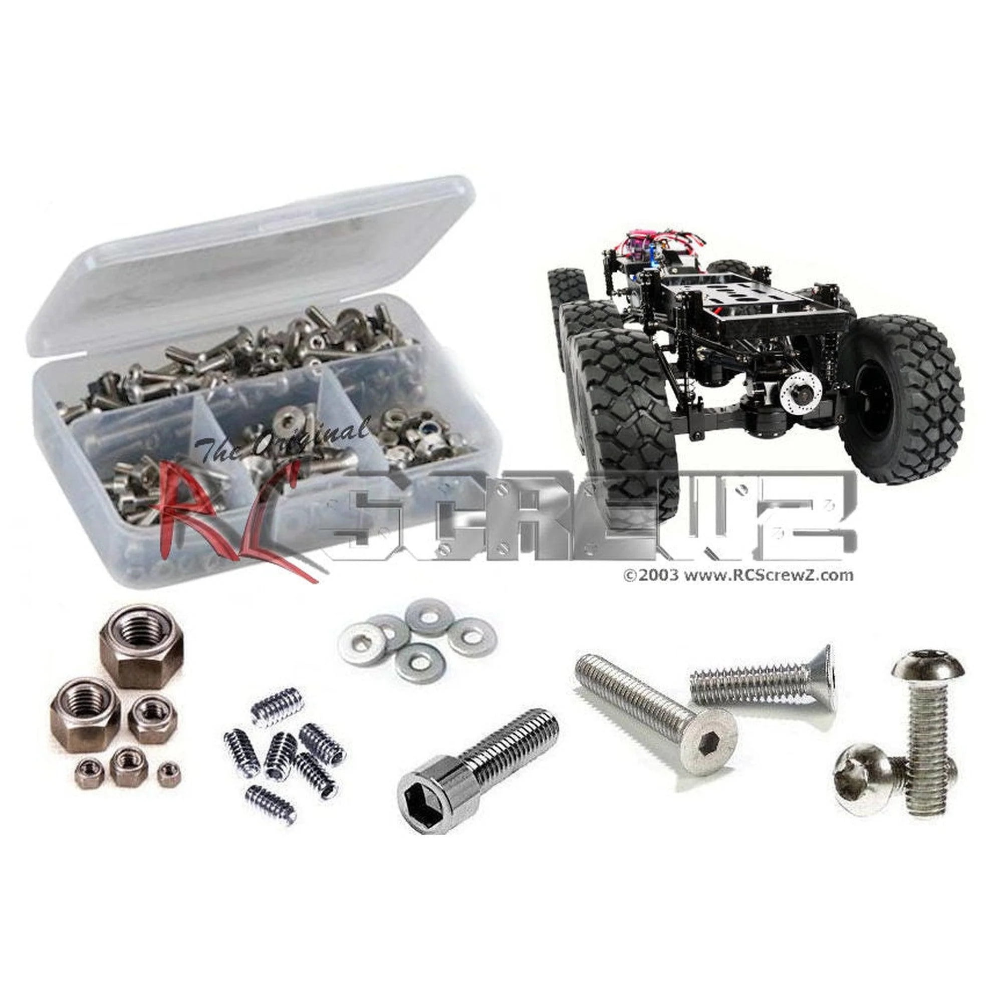 RCScrewZ Stainless Steel Screw Kit rc4wd010 for RC4WD Beast II 6×6 #Z ...