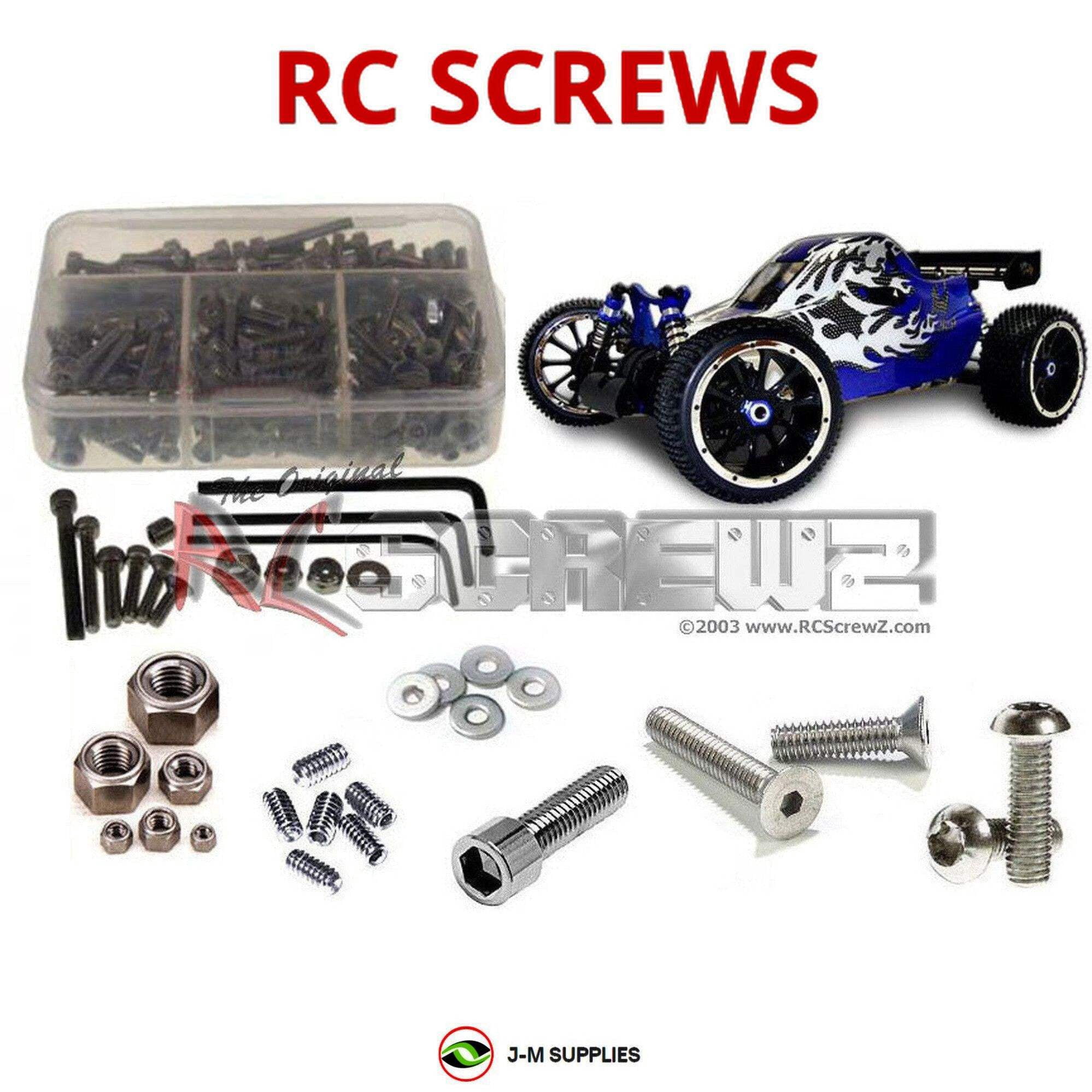 RCScrewZ Stainless Steel Screw Kit rcr002 for RedCat Racing 1/5th ...