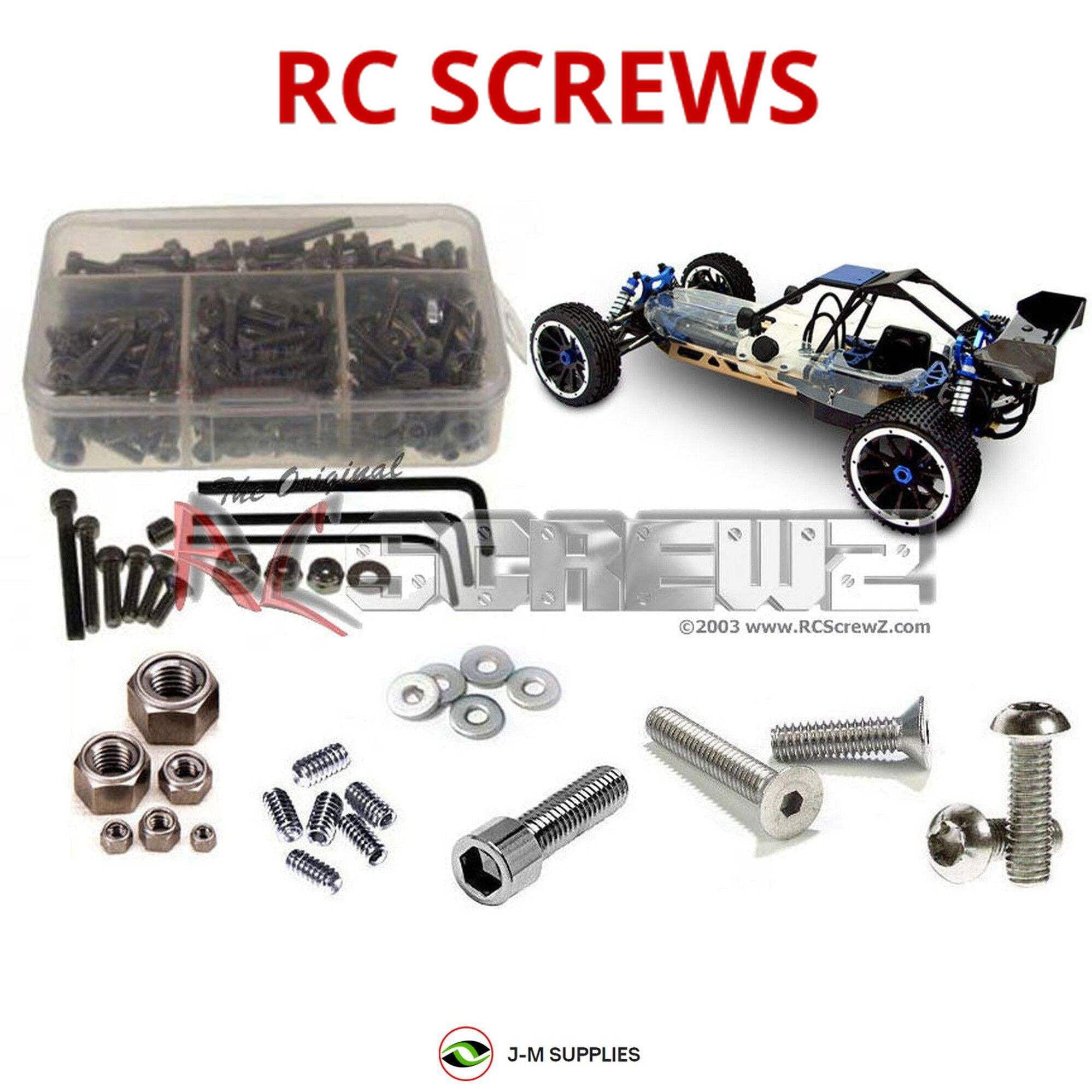 RCScrewZ Stainless Steel Screw Kit rcr006 for RedCat Racing Dune Runner ...