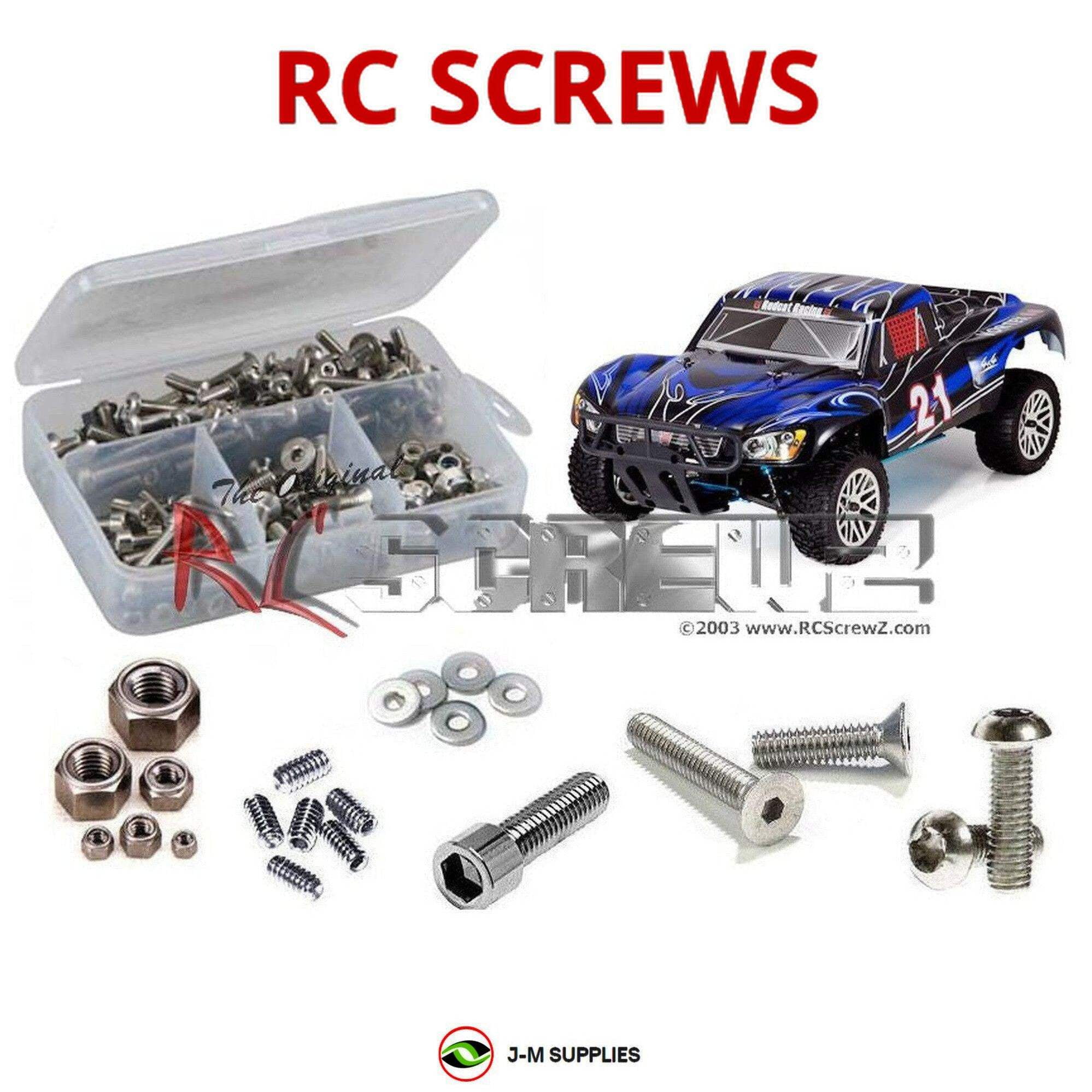 RCScrewZ Stainless Steel Screw Kit rcr035 for RedCat Racing Vortex SS ...