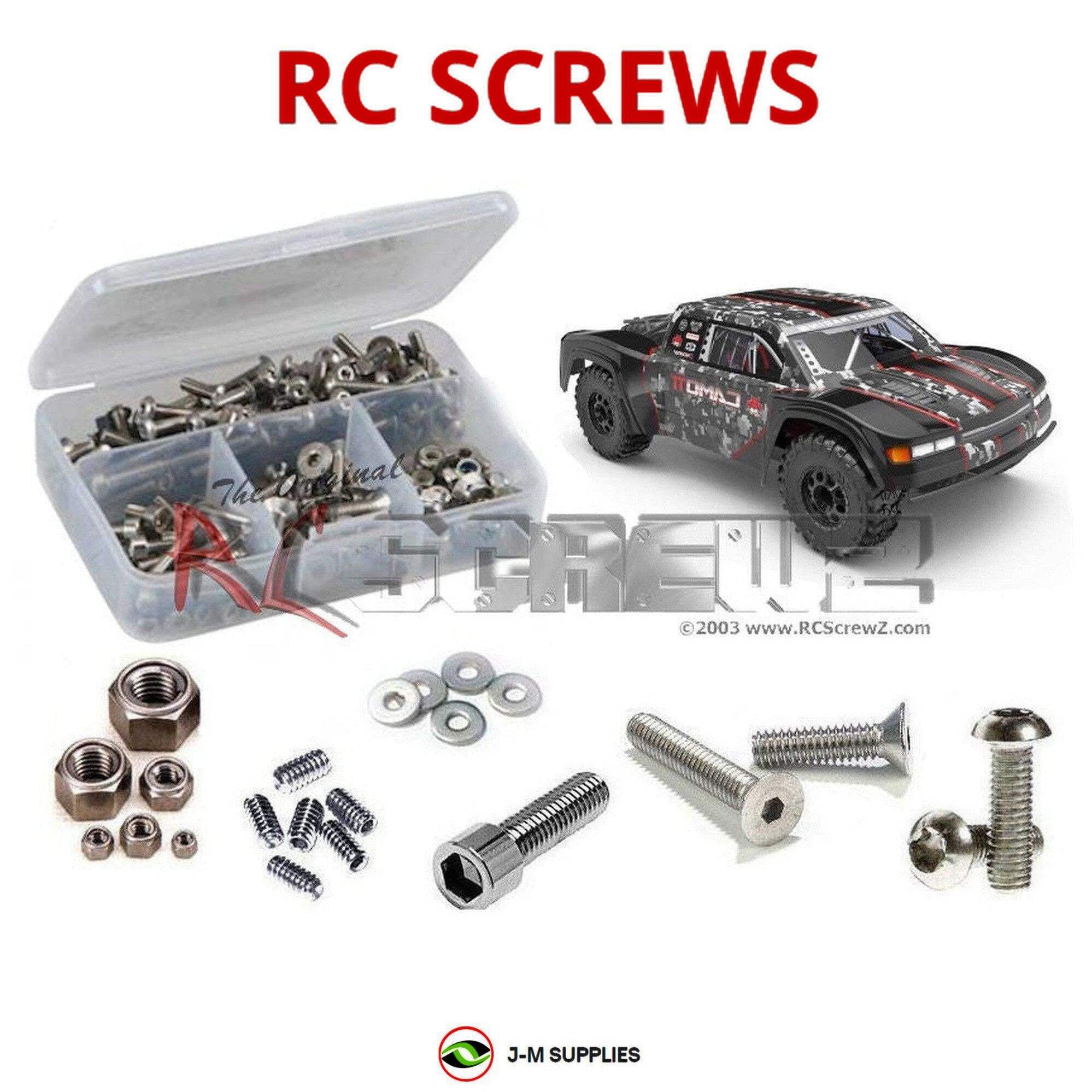 RCScrewZ Stainless Steel Screw Kit rer072 for RedCat Camo Trophy Truck ...