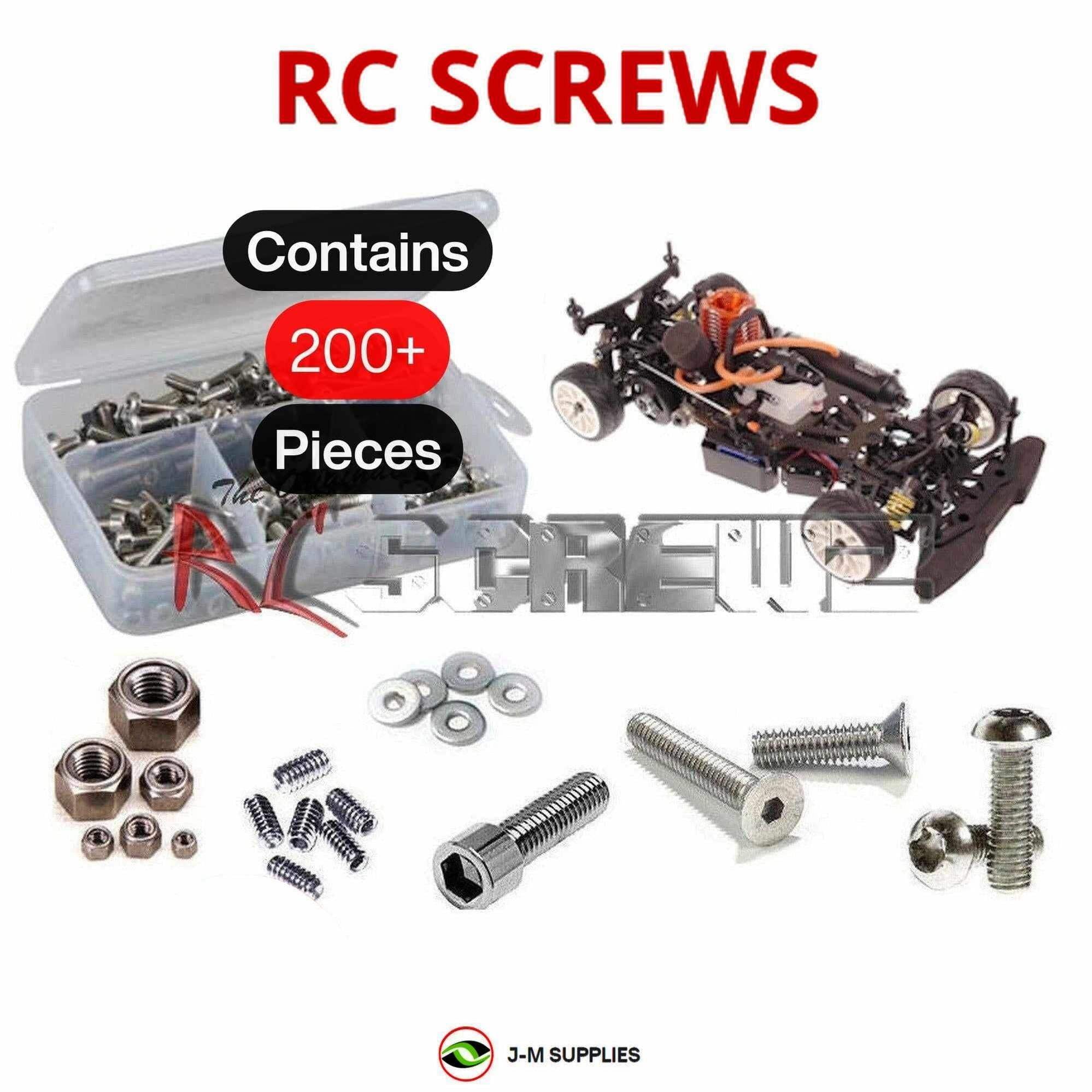 RCScrewZ Stainless Steel Screw Kit ser010 for Serpent 710 1/0th Nitro Touring Car (#802000 ...
