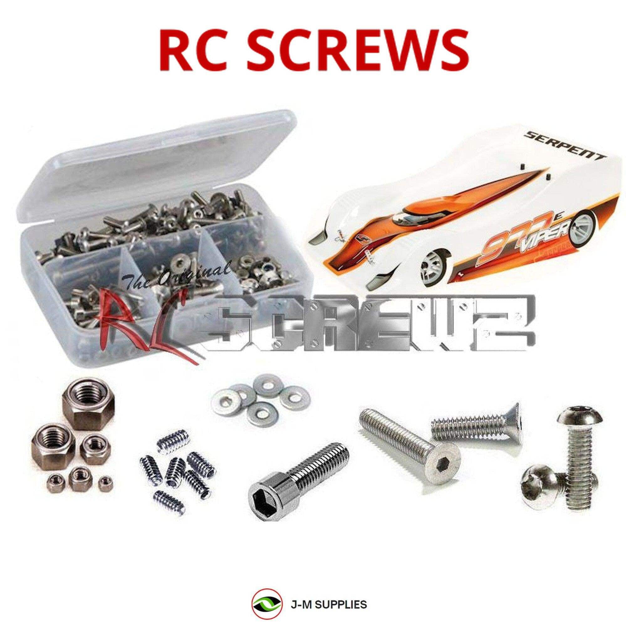 RCScrewZ Stainless Steel Screw Kit ser045 for Serpent 977e 1/8th RC Car ...