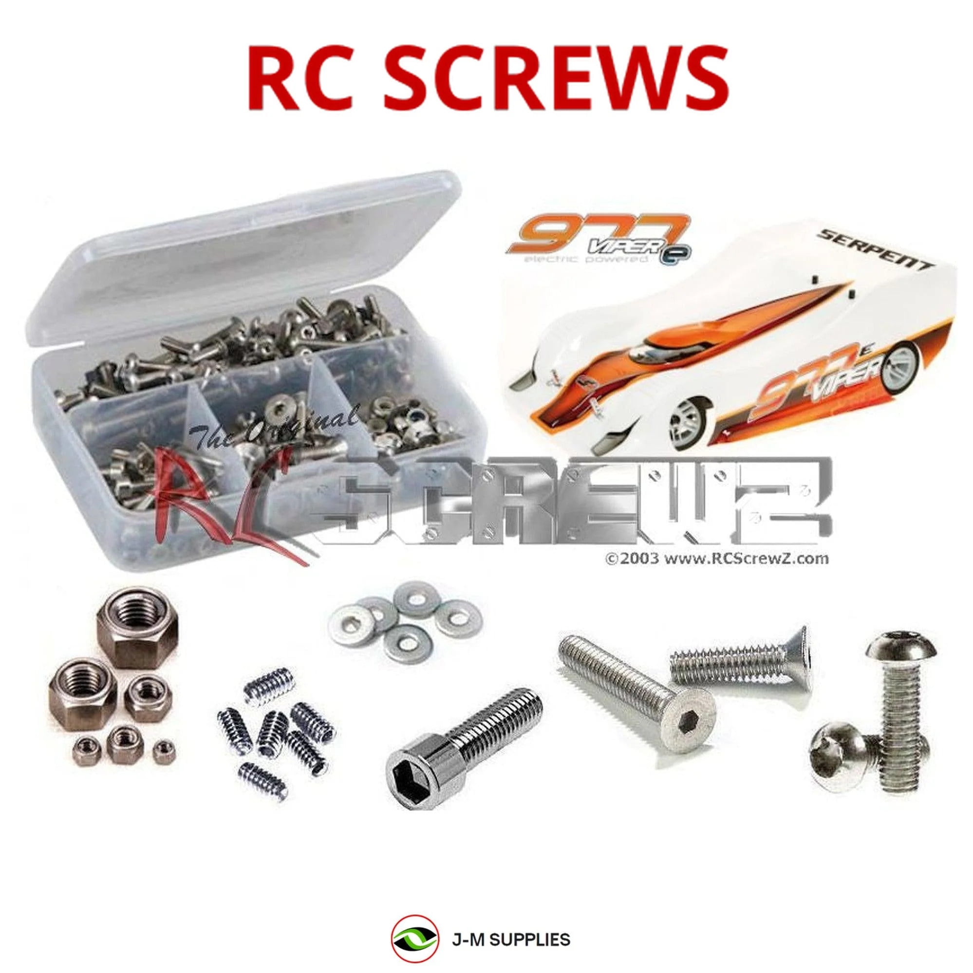 RCScrewZ Stainless Steel Screw Kit ser053 for Serpent Viper 977e 1/8th ...