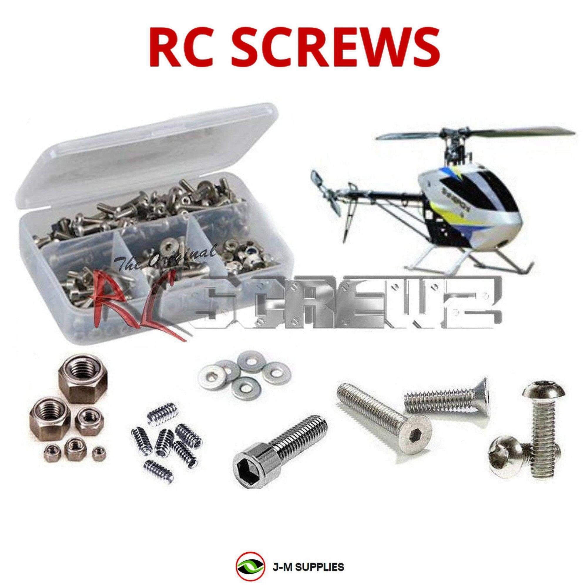 RCScrewZ Stainless Steel Screw Kit syn008 for Synergy 516 RC Helicopter ...