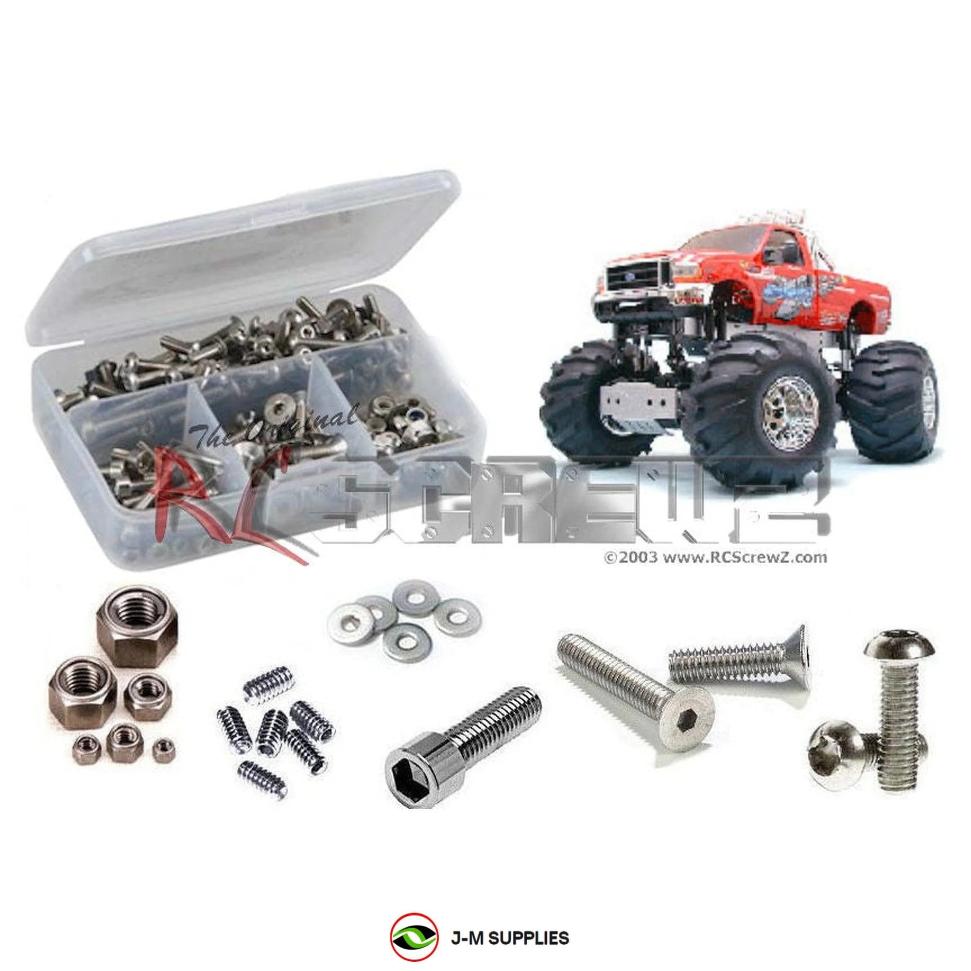 RCScrewZ Stainless Steel Screw Kit tam017 for Tamiya Juggernaut 2 ...