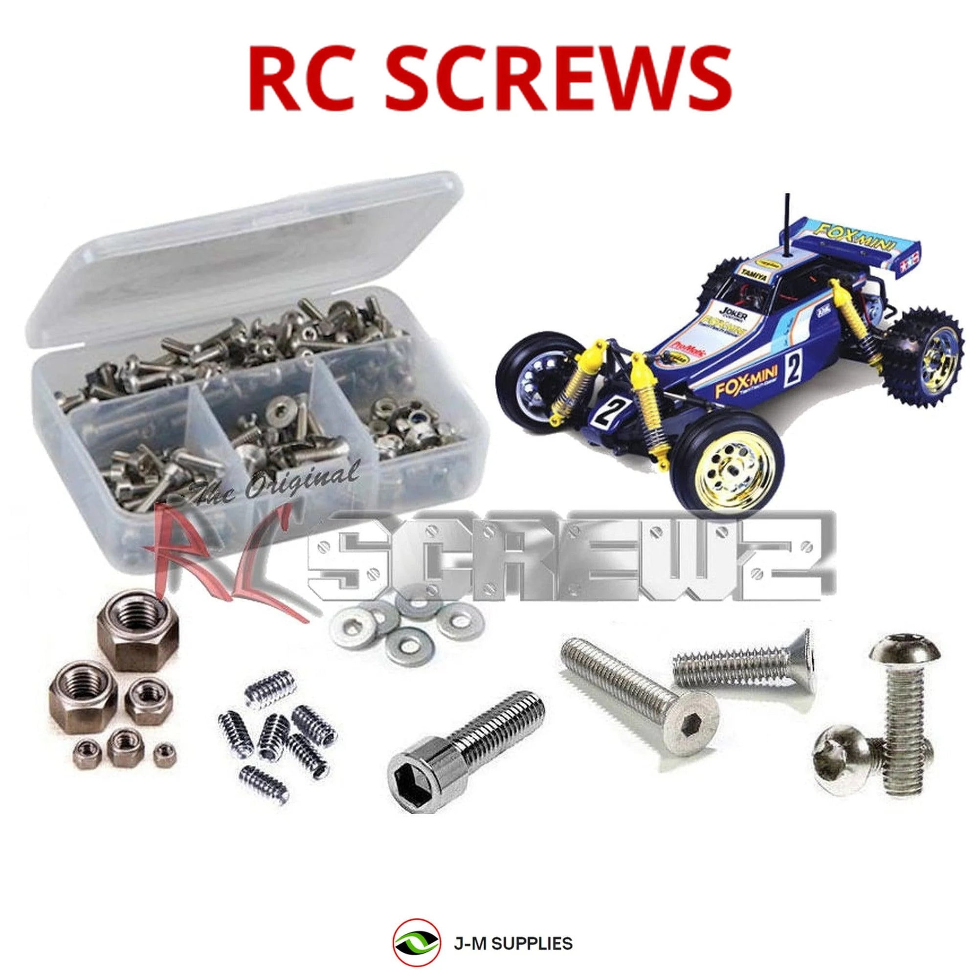 RCScrewZ Stainless Steel Screw Kit tam115 for Tamiya Tamtech GB01 Fox ...