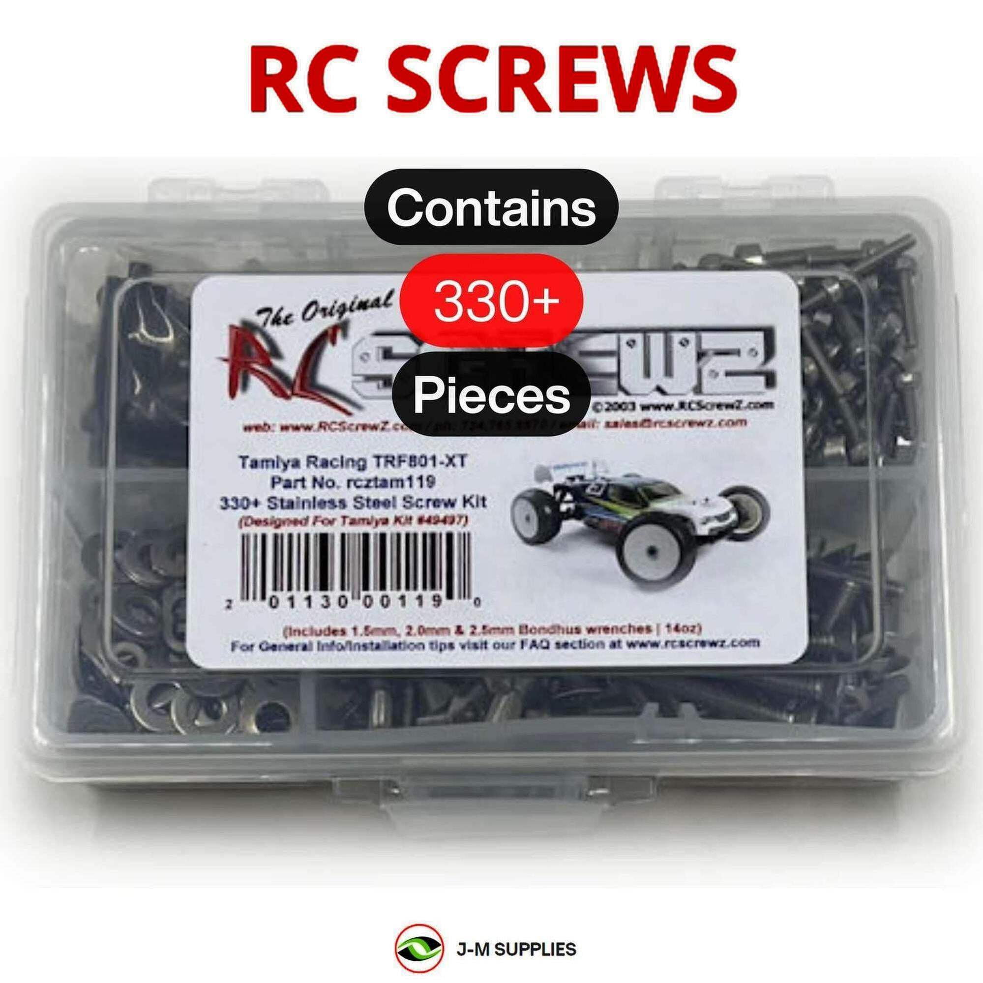 RCScrewZ Stainless Steel Screw Kit tam119 for Tamiya TRF801XT #49497 RC ...