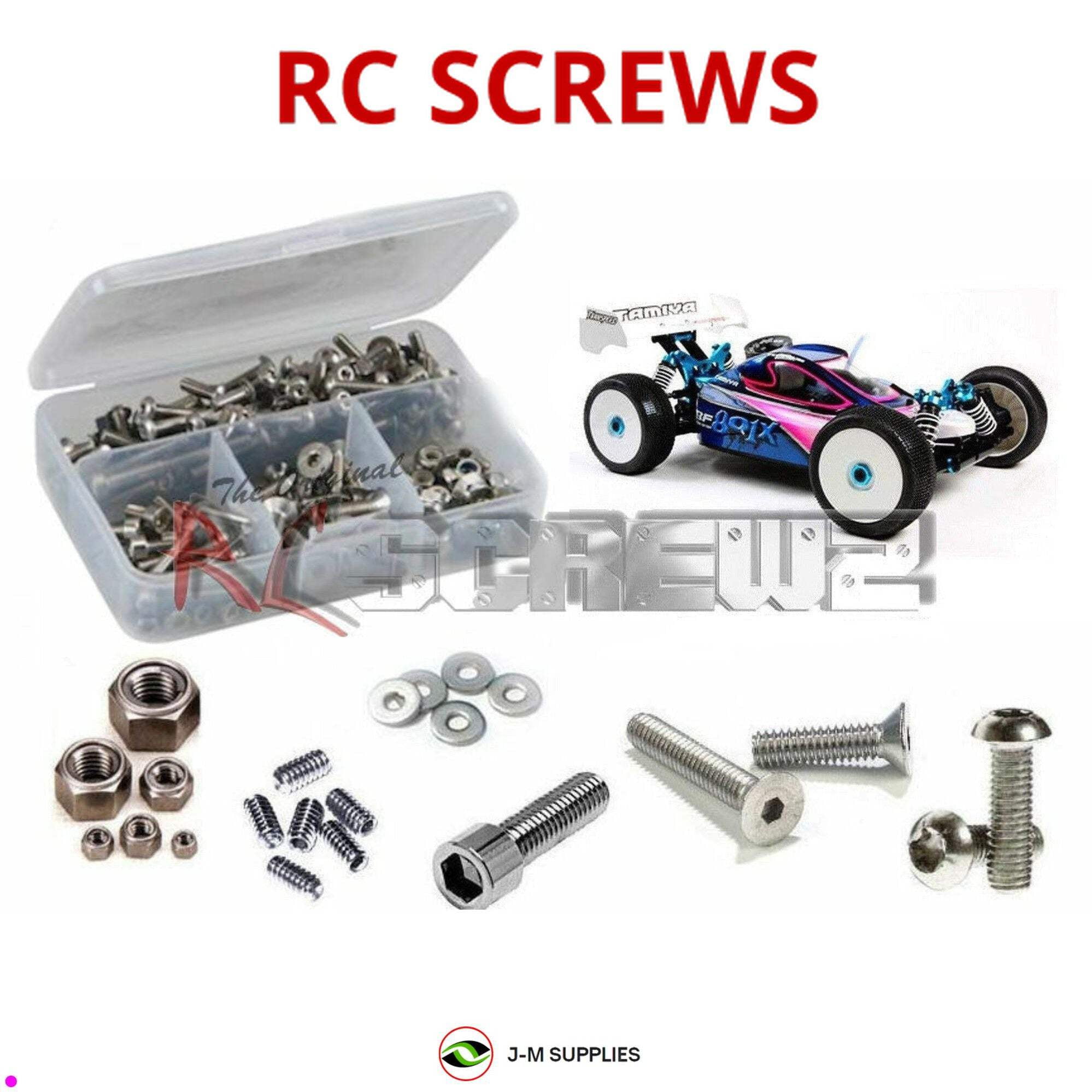 RCScrewZ Stainless Steel Screw Kit tam126 for Tamiya TRF801X 1/8 Buggy ...