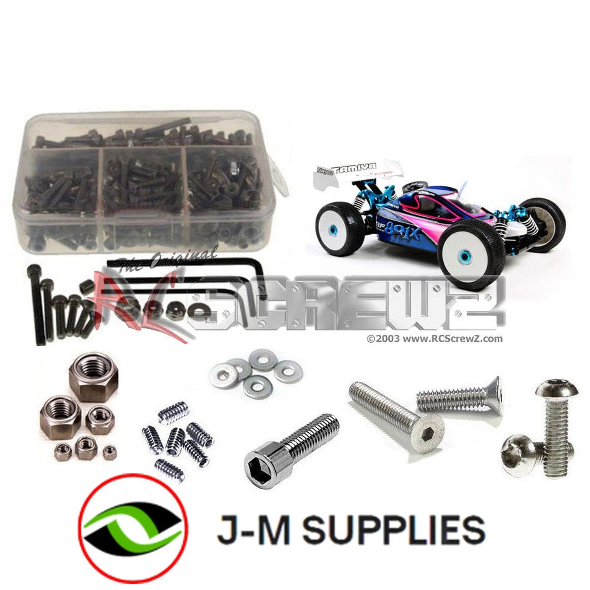 RCScrewZ Stainless Steel Screw Kit tam126 for Tamiya TRF801X 1/8 Buggy ...