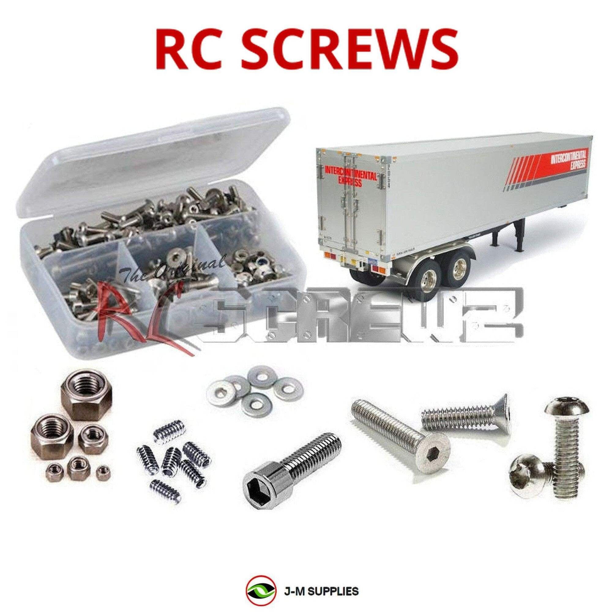 RCScrewZ Stainless Steel Screw Kit tam193 for Tamiya Box Trailer 1/14th ...