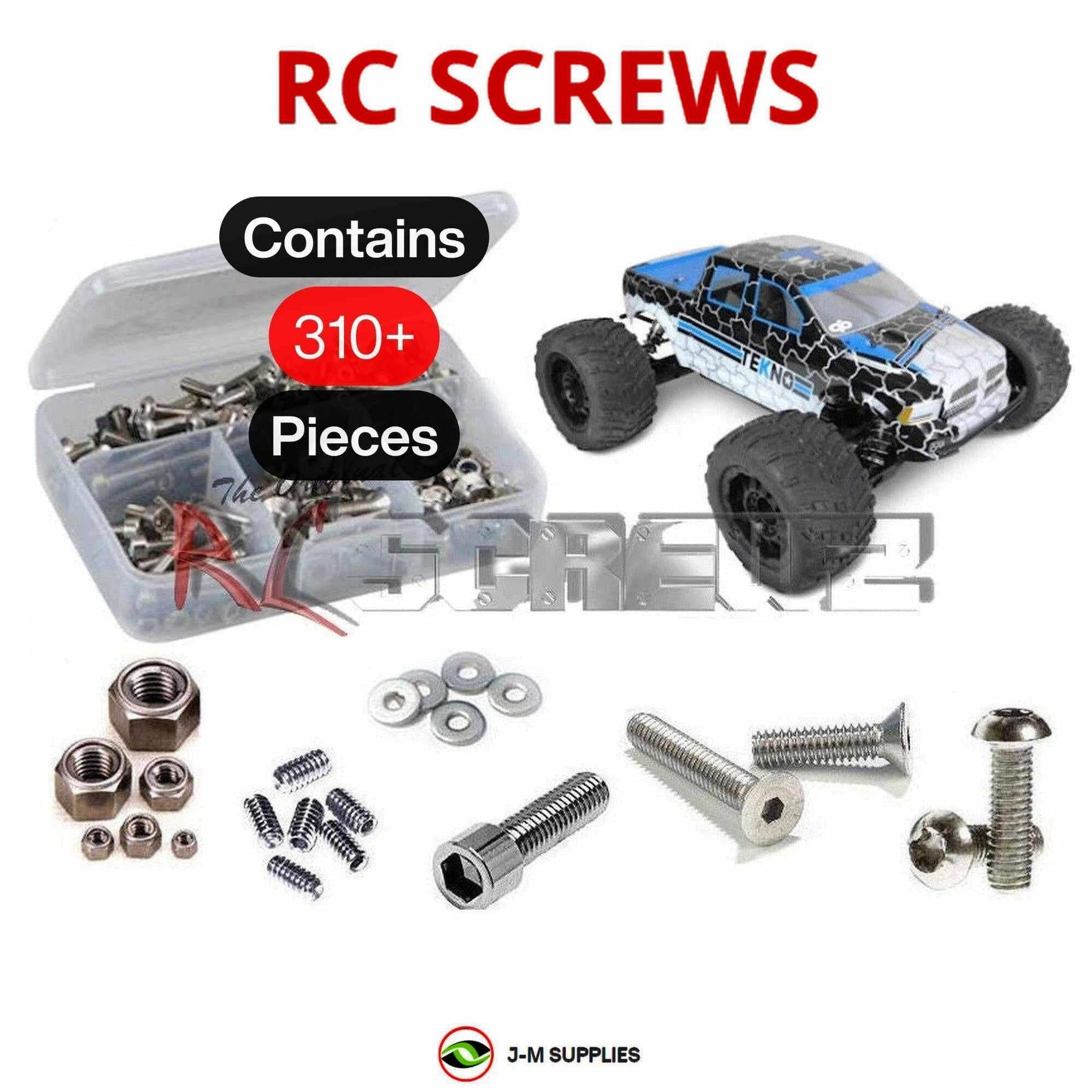 RCScrewZ Stainless Steel Screw Kit tek013 for Tekno RC MT410 4x4 ...