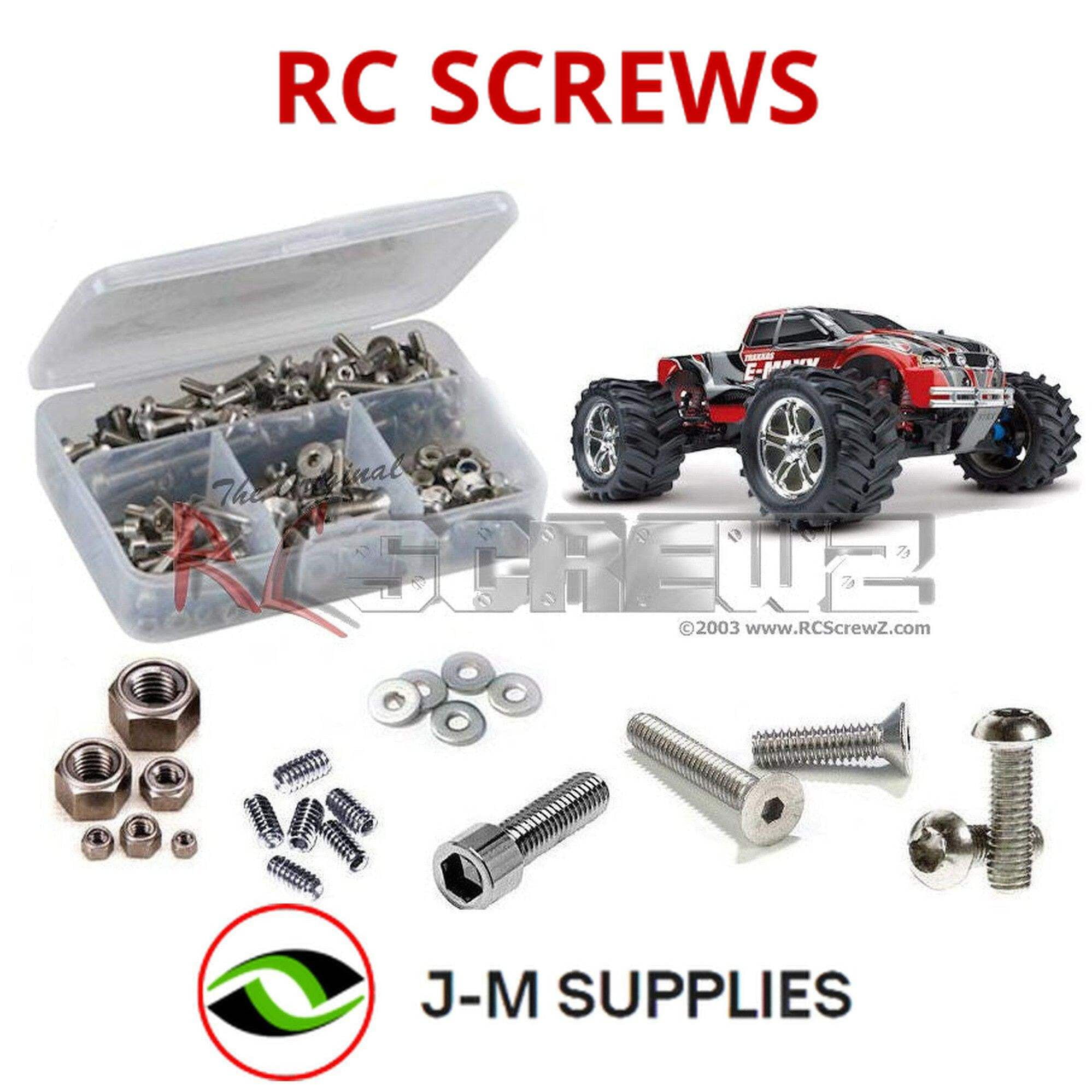 RCScrewZ Stainless Steel Screw Kit tra030 for Traxxas E-Maxx EVX #39036 ...