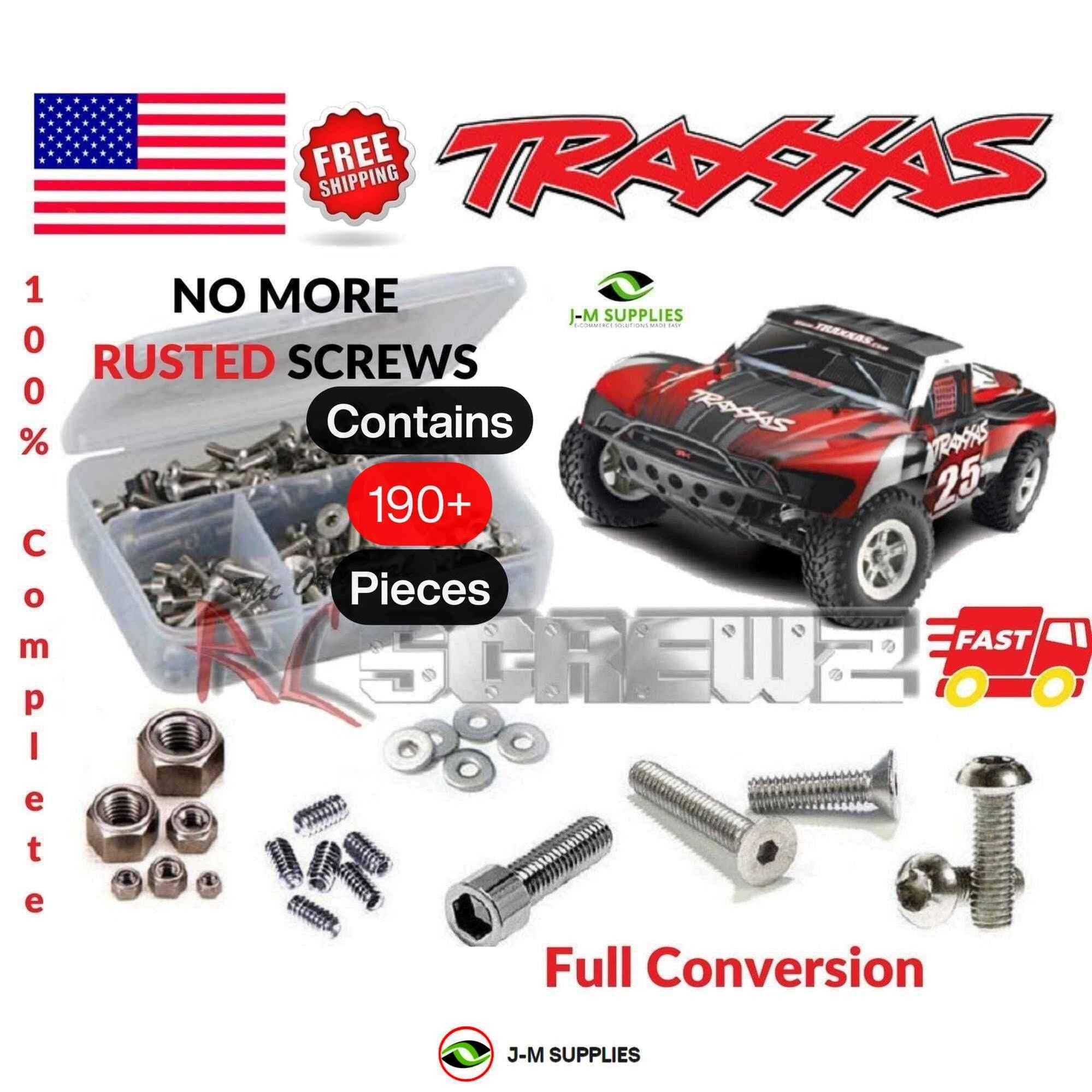 RCScrewZ Stainless Steel Screw Kit tra033 for Traxxas Slash 2WD 1/10 ...