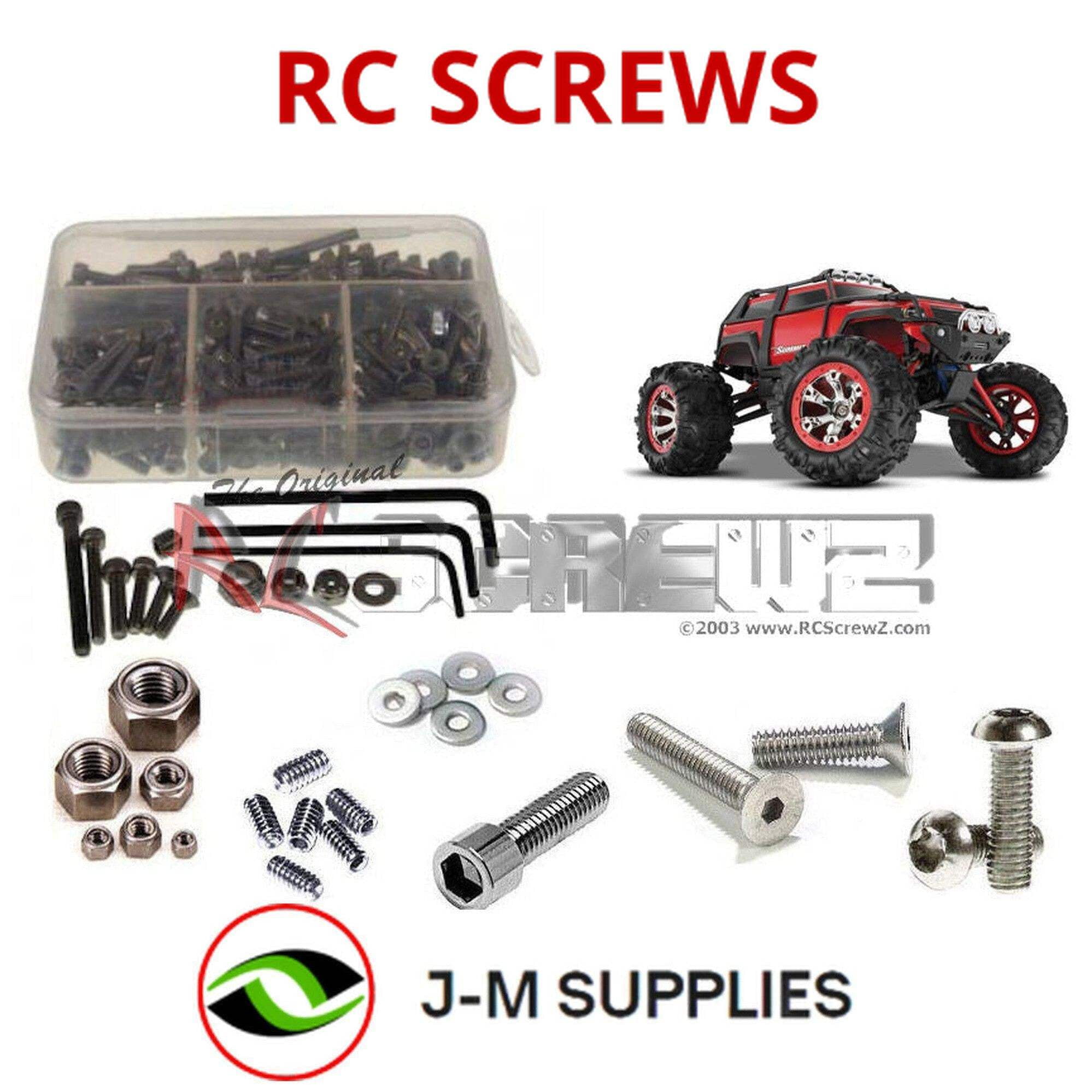 RCScrewZ Stainless Steel Screw Kit tra042 for Traxxas Mini Summit 1/16th RC Car | SET - Walmart.com