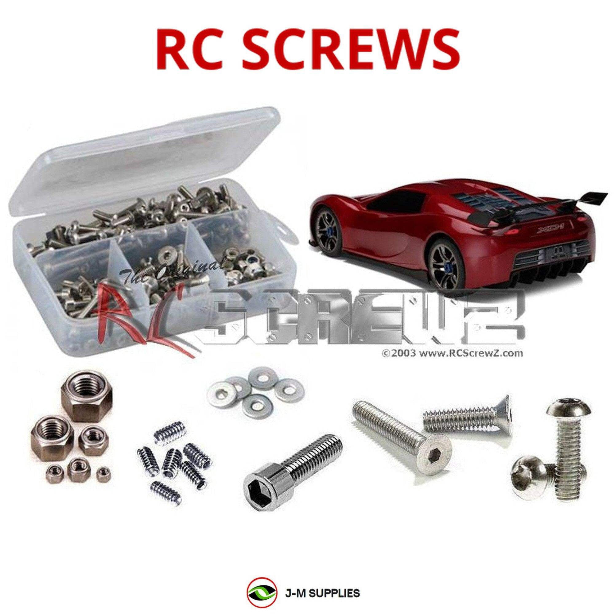 RCScrewZ Stainless Steel Screw Kit tra047 for Traxxas XO-1 Supercar 1/7 ...