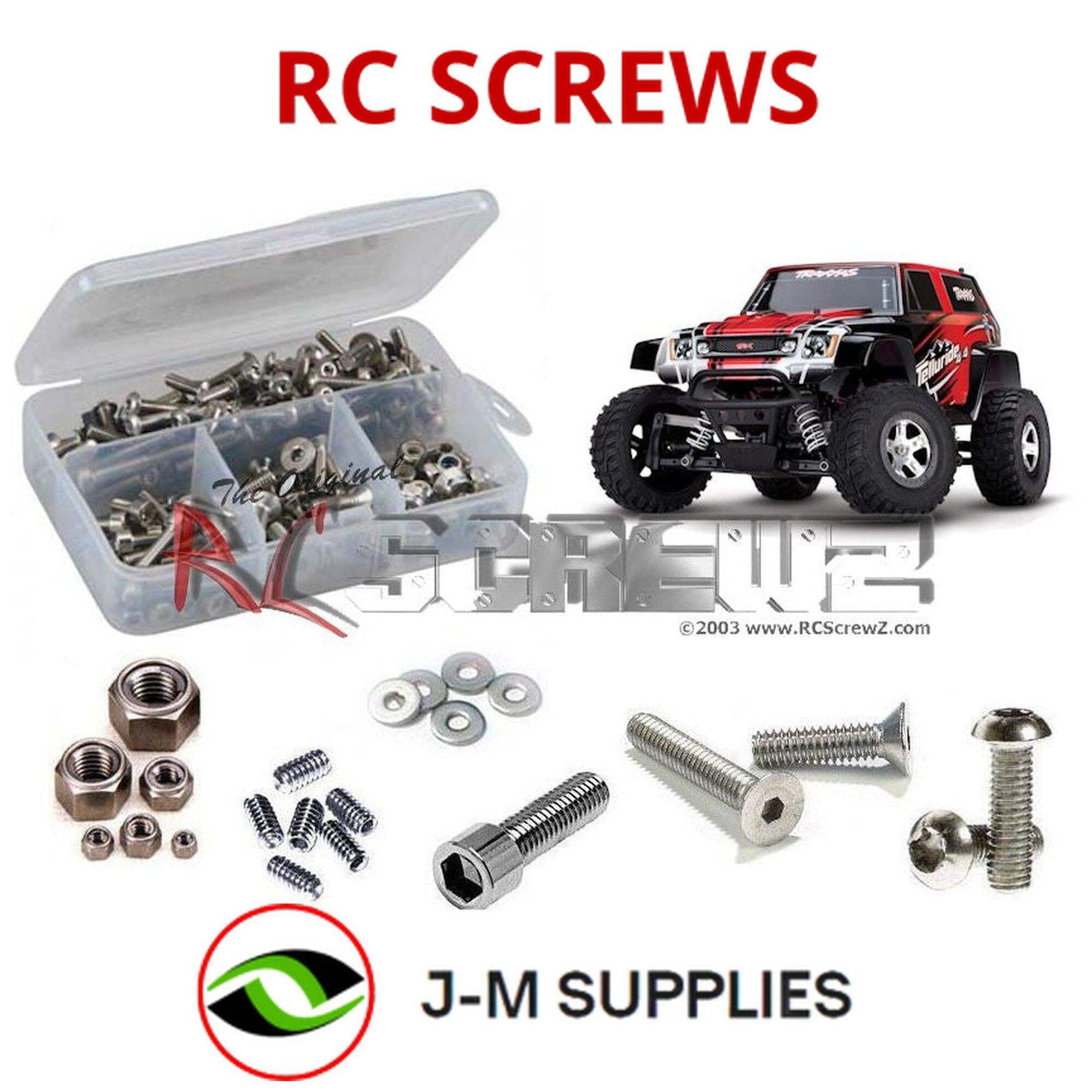 RCScrewZ Stainless Steel Screw Kit tra052 for Traxxas Telluride 4x4 RTR ...