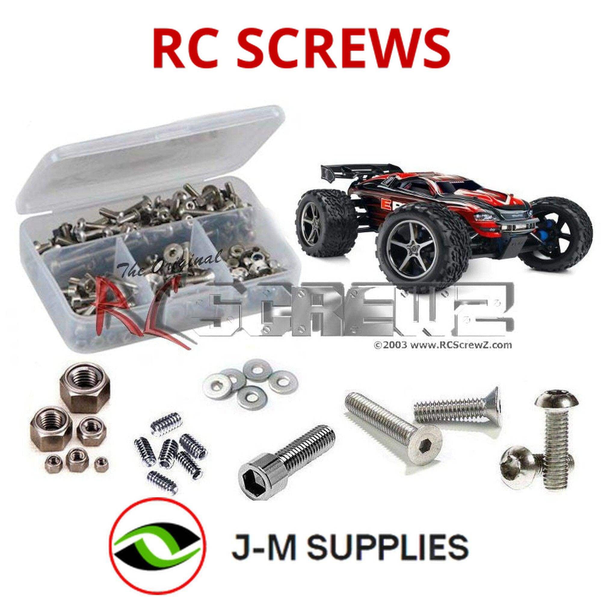 RCScrewZ Stainless Steel Screw Kit tra063 for Traxxas E-Revo TSM Ed. #56087-3 RC MT | SET ...