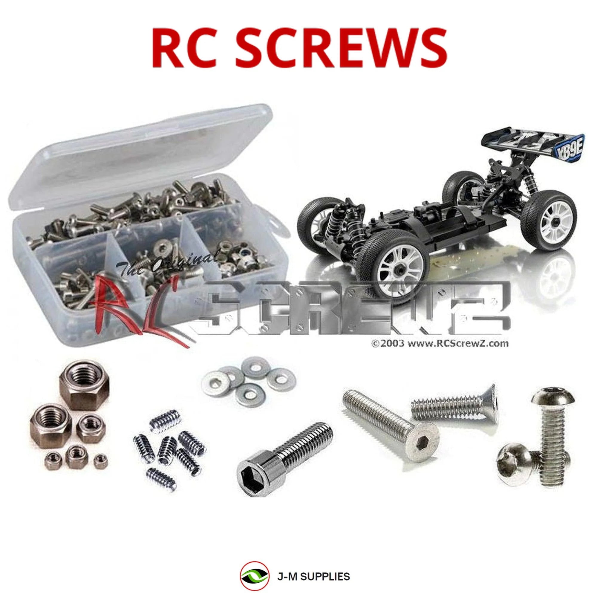 RCScrewZ Stainless Steel Screw Kit xra047 for Team XRAY XB9e 1/8th ...