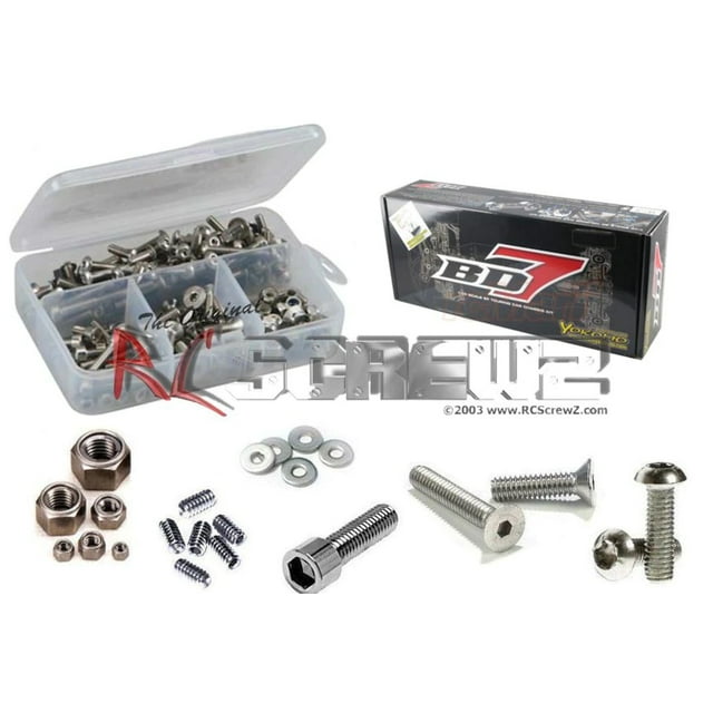 RCScrewZ Stainless Steel Screw Kit yok016 for Yokomo BD-7 1/10th Onroad ...
