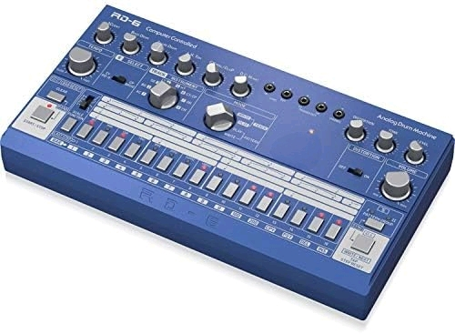 RD-6-BU Analog Drum Machine - Blue - Walmart.com