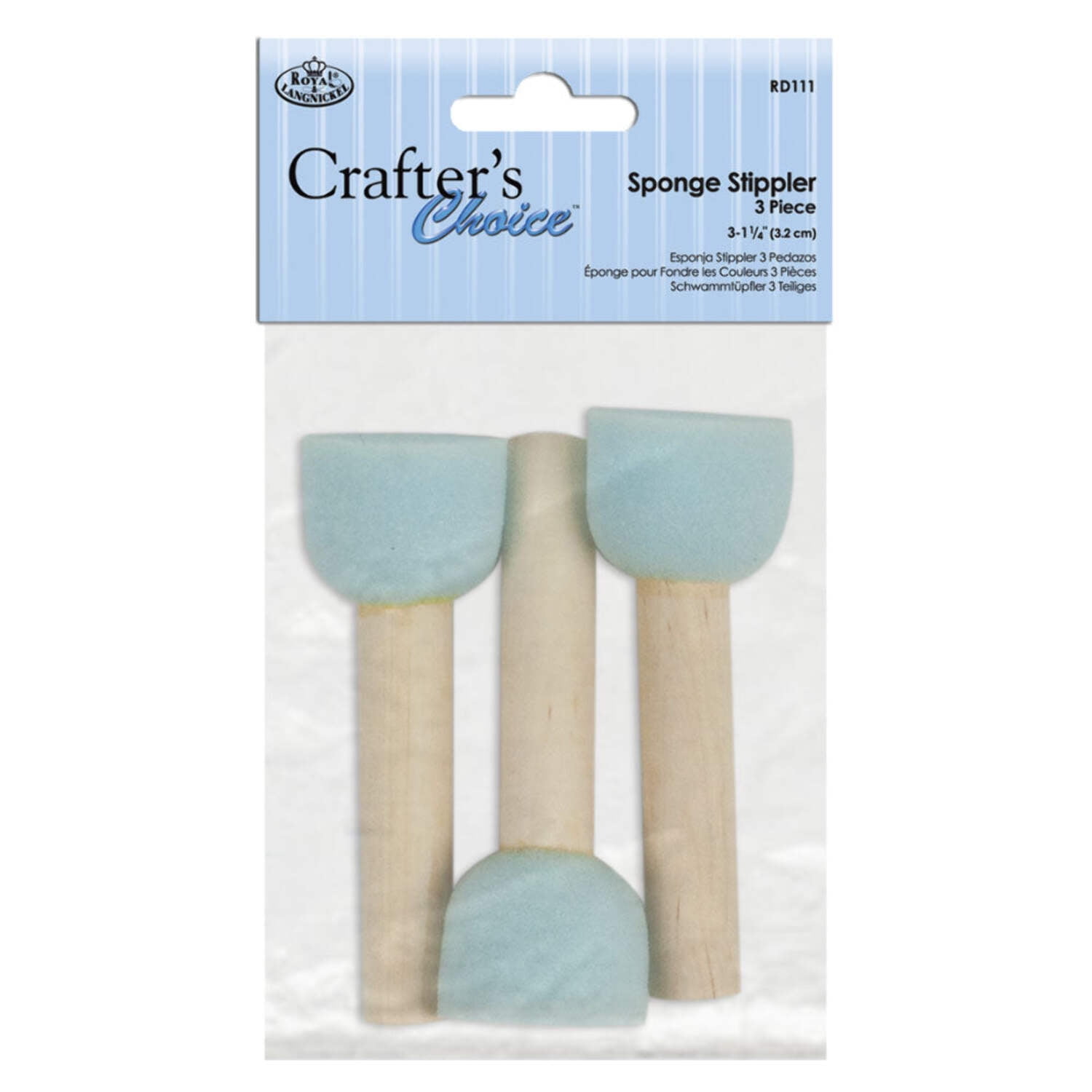 RD111 | Crafter's Choice™ 3pc 1.25" Sponge Stippler Set - Walmart.com