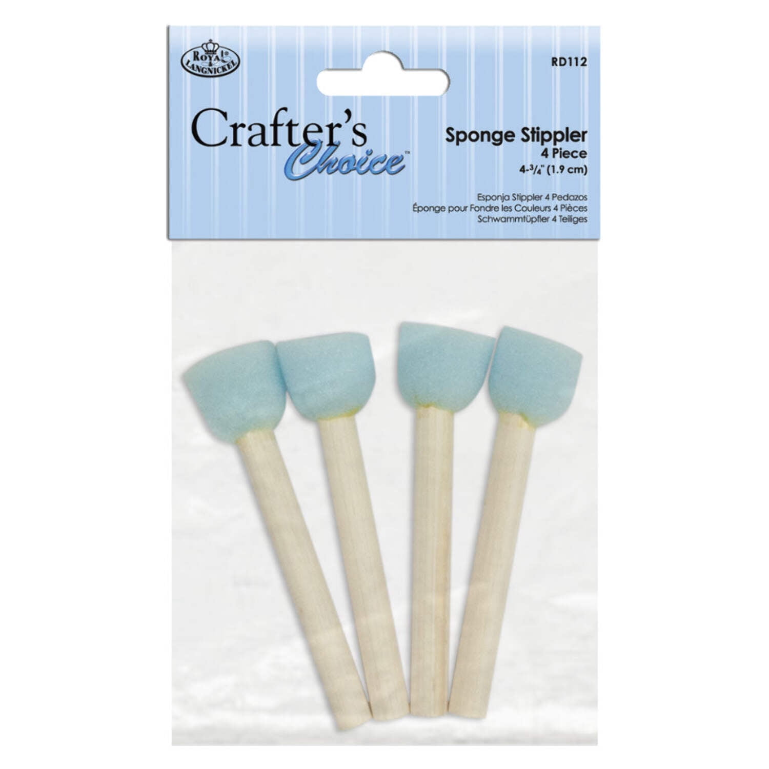 RD112 | Crafter's Choice™ 4pc 4.75" Sponge Stippler Set - Walmart.com