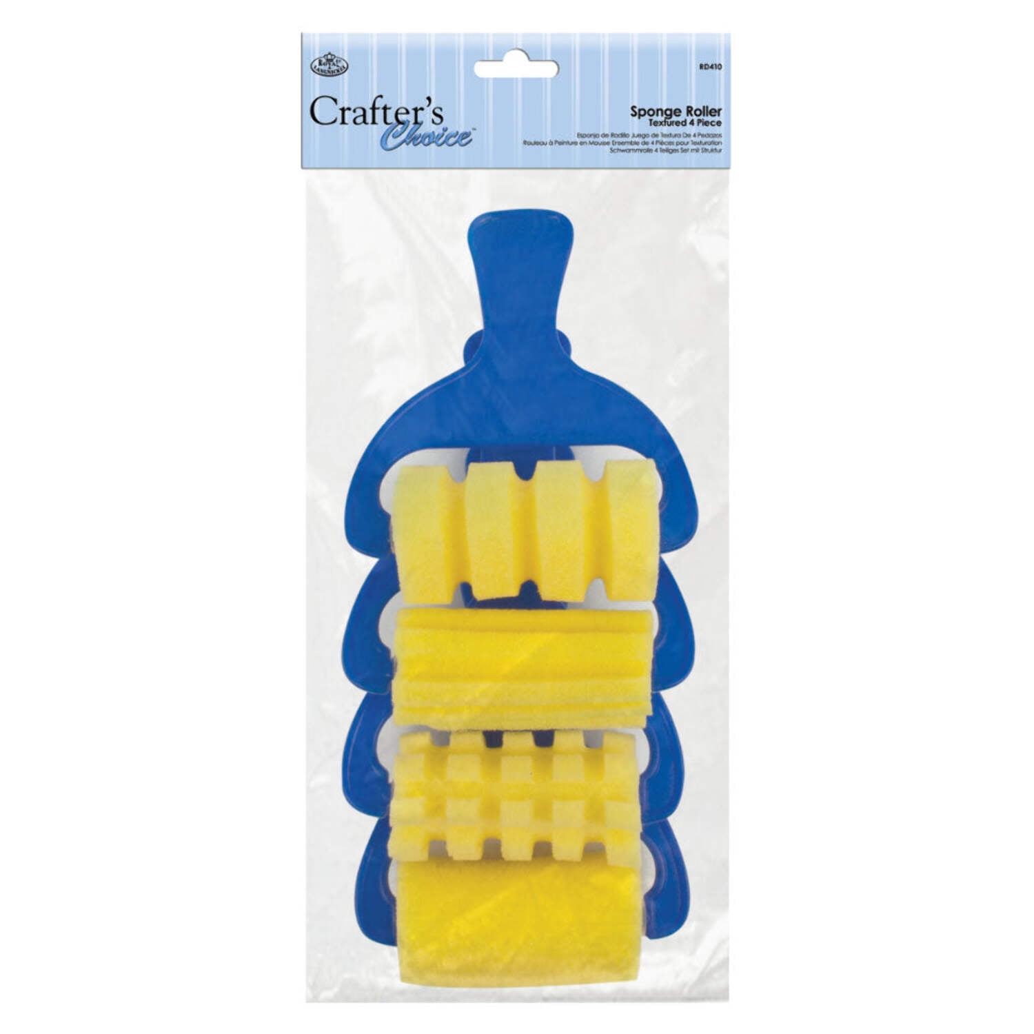 RD410 | Crafter's Choice™ 4pc Textured Sponge Roller Set - Walmart.com