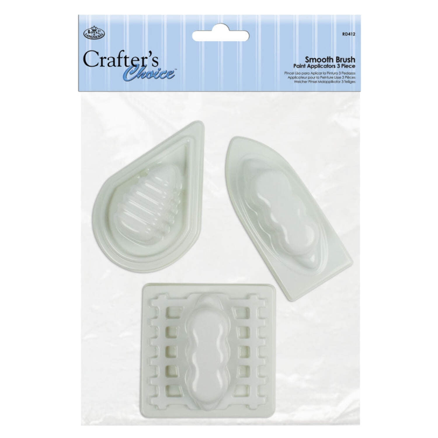 RD412 | Crafter's Choice™ 3pc Smooth Brush Paint Applicator Set ...