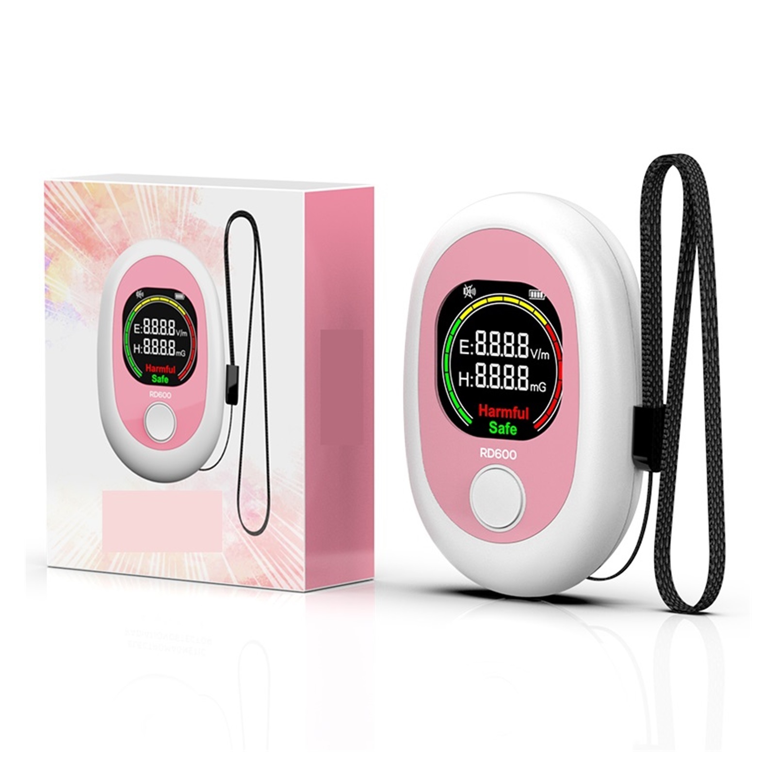 RD600 EMF Meter Mini Electromagnetic Radiation Detector Electric Field ...