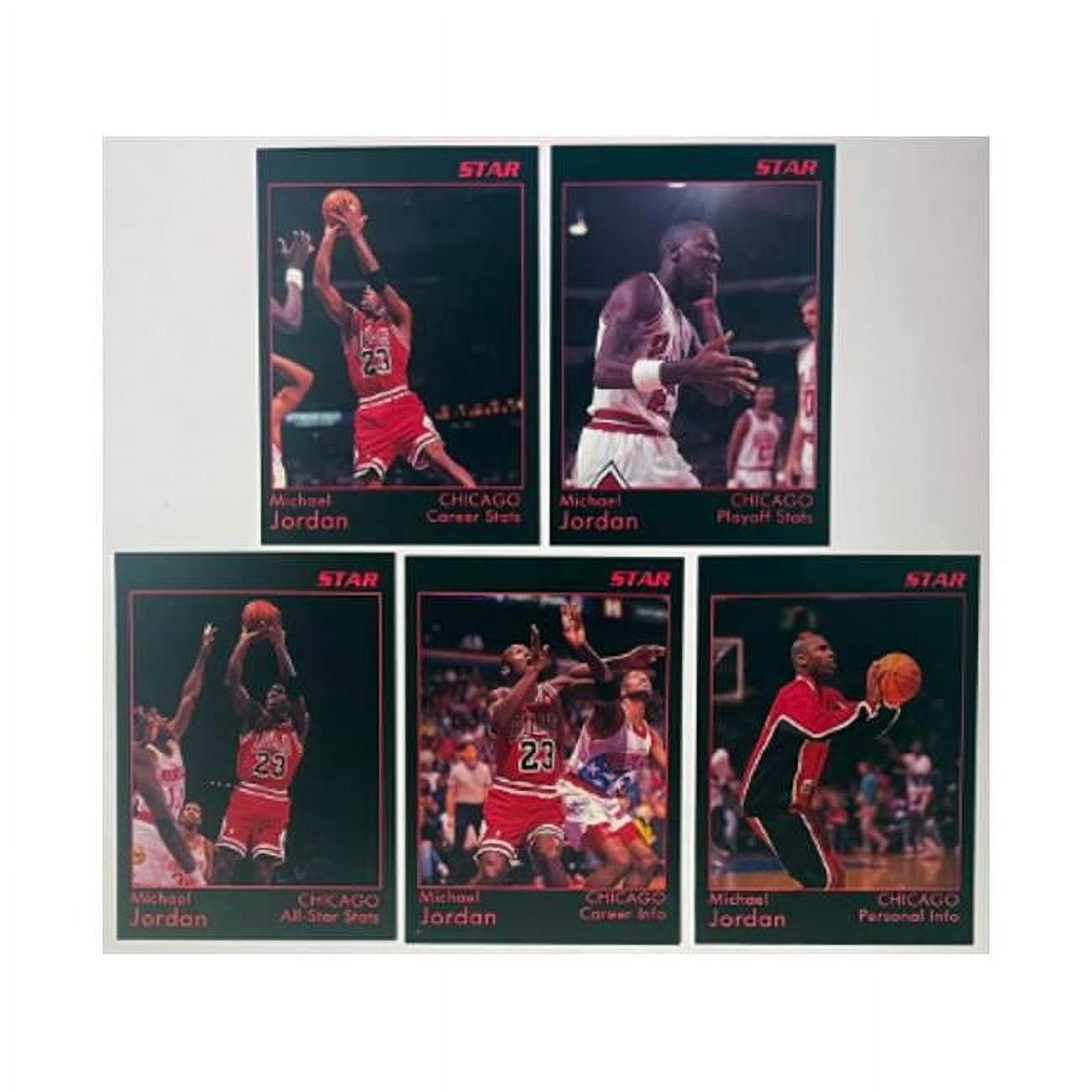 RDB Holdings & Consulting CTBL-041248 Michael Jordan 1991 Star Co Promo Glossy Black & Red Type ...