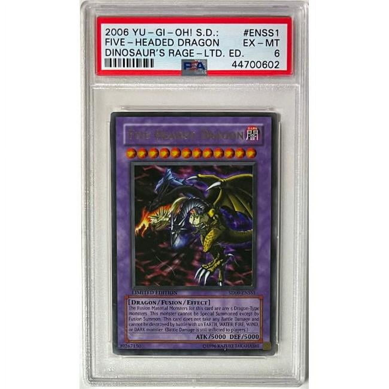 RDB Holdings & Consulting CTBL-041257 No.ENSS1 2006 Yu-Gi-Oh S.D Dinosaurs Rage LTD-ED Five ...