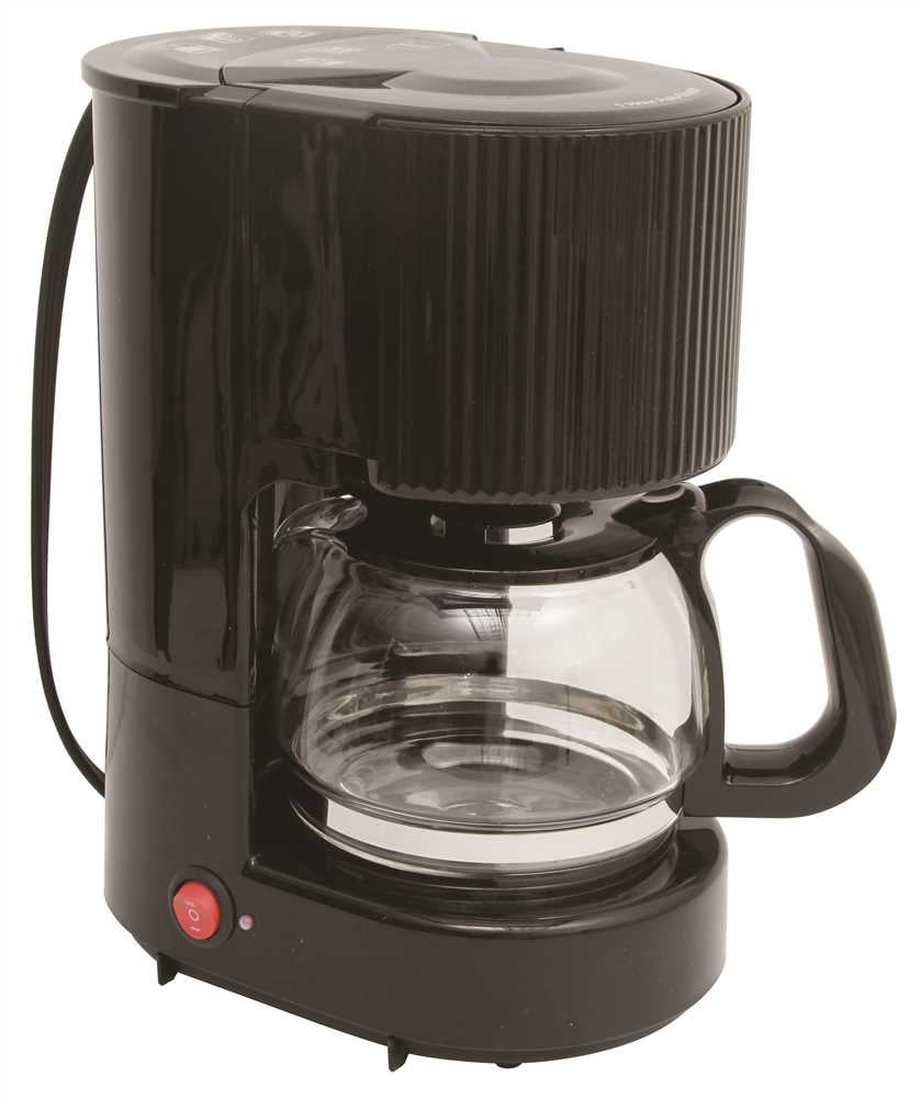 RDI-USA INC COFF-MK4 RDI-USA 4-cup coffee maker with carafe in black ...