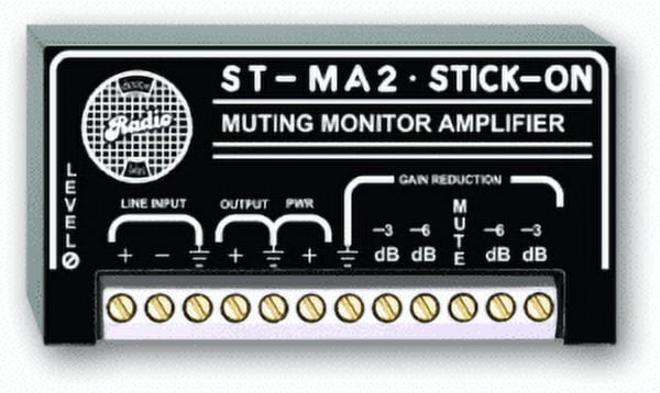 RDL ST-MA2 2W Mono Audio Amplifier with Muting - 8 O - Walmart.com